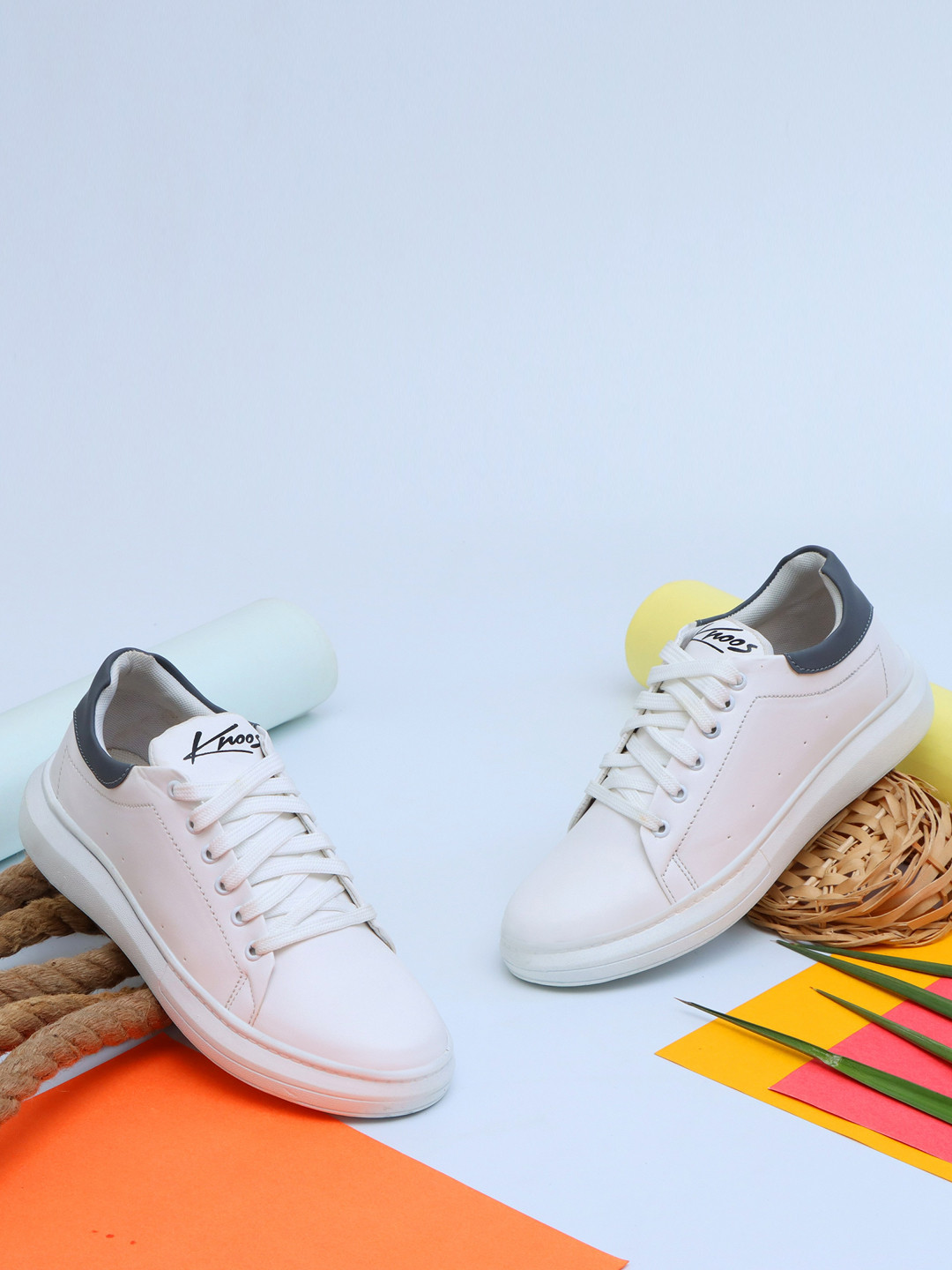 Buy Knoos Men Lightweight Comfort Insole Basics Sneakers - Casual Shoes ...