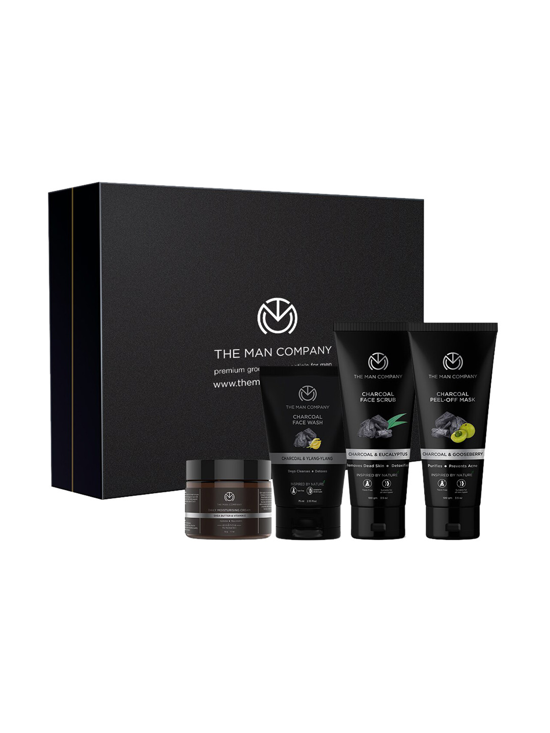 Buy THE MAN COMPANY Men Pack Of 4 Premium Face Care Grooming Kit ...