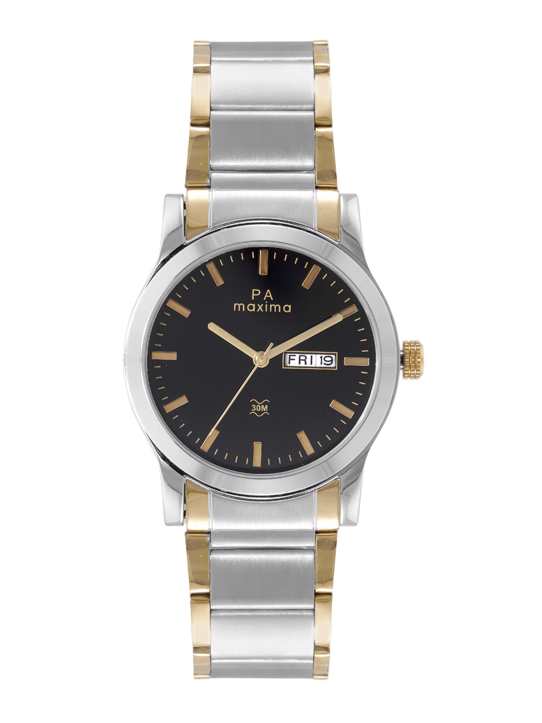 Buy Maxima Men Stainless Steel Bracelet Style Straps Analogue Watch O ...