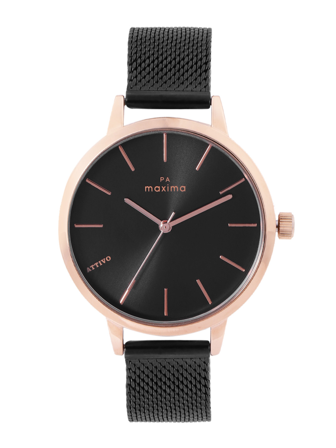 Buy Maxima Women Stainless Steel Bracelet Style Straps Analogue Watch O ...