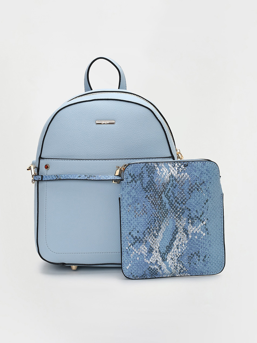 Buy Ginger By Lifestyle Women Synthetic Backpack With Zip Pouch ...