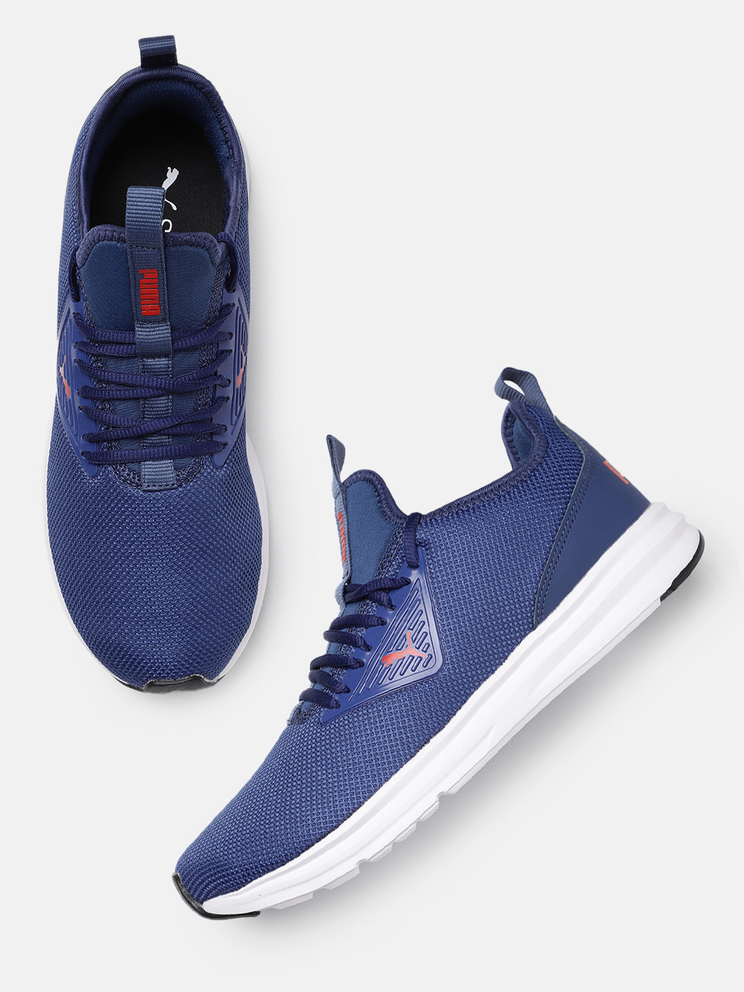 Buy Puma Men Enzo Magnus Textile Running Shoes - Sports Shoes for Men ...