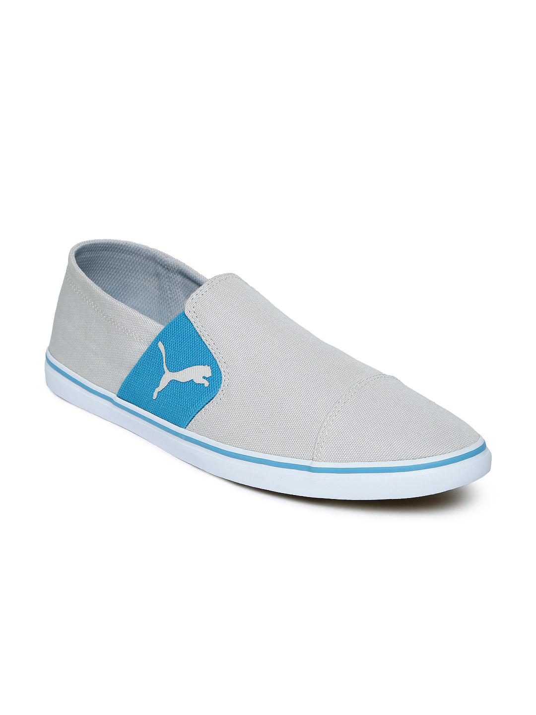 Buy Puma Men Grey Slip On Elsu V2 Slip On Sneakers - Casual Shoes for ...