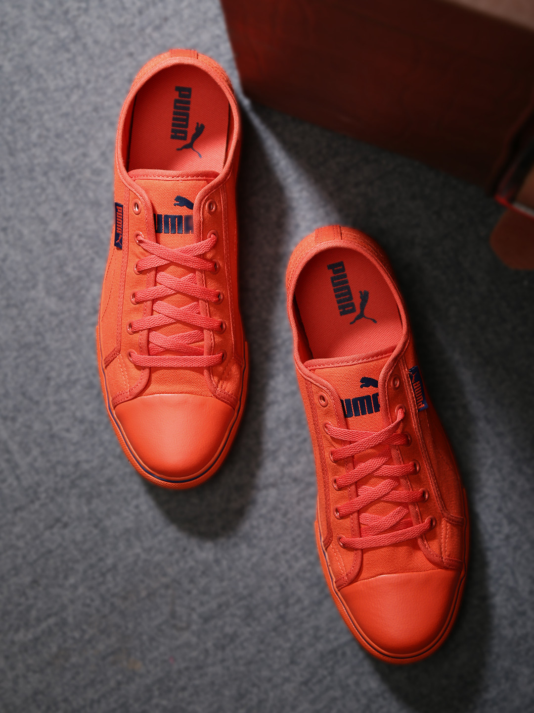 Buy Puma Unisex Orange Sneakers - Casual Shoes for Unisex 2253253 | Myntra