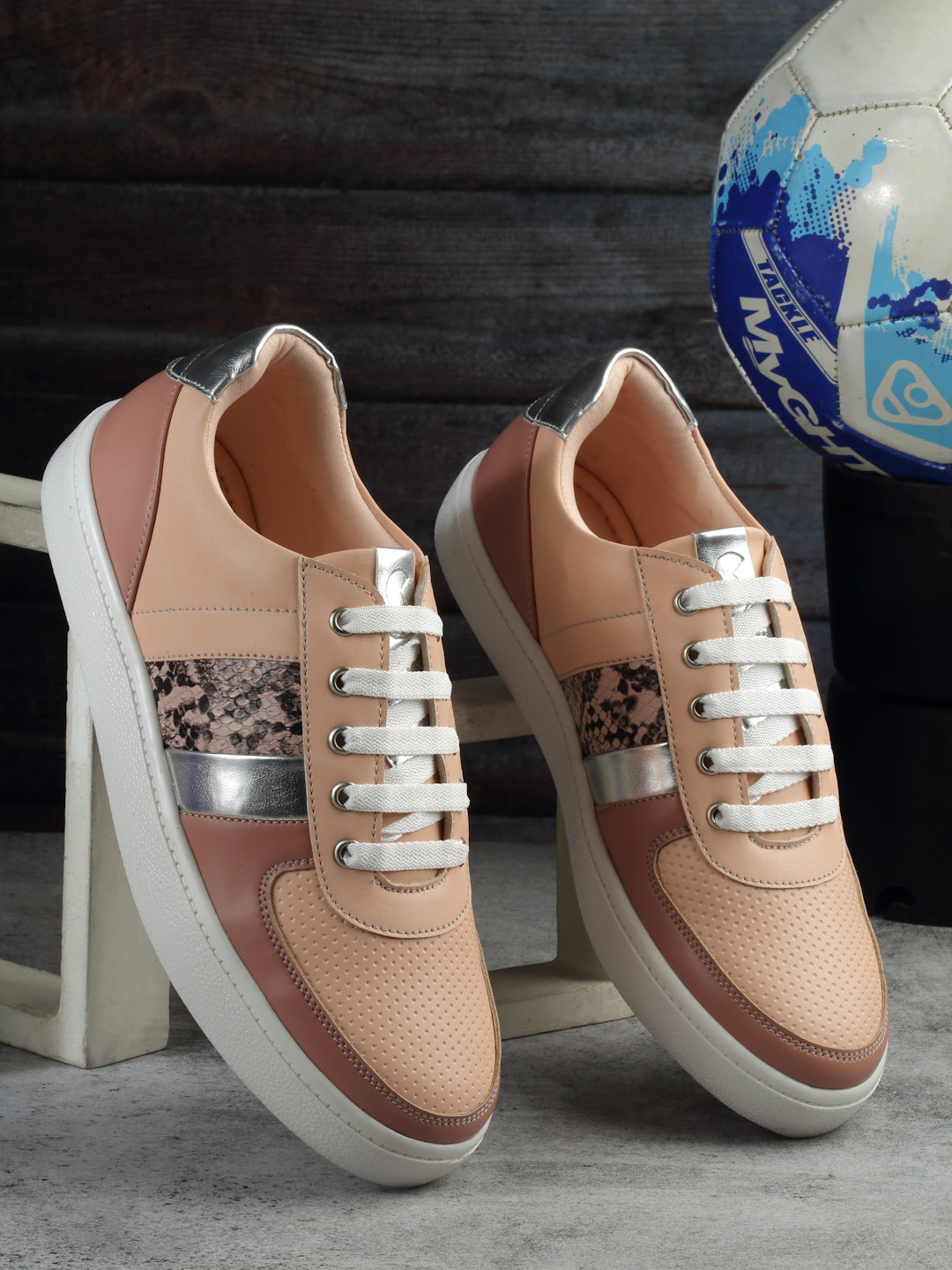 Buy SOLETHREADS REBEL Women Snake Print Lace Up Sneakers - Casual Shoes ...