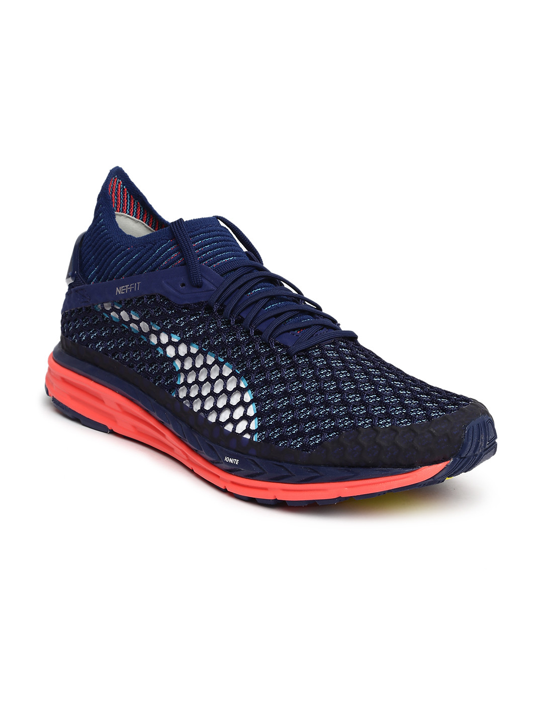 Buy Puma Men Blue Speed IGNITE NETFIT Running Shoes - Sports Shoes for ...