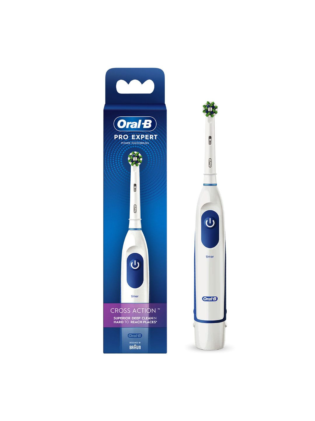 Buy Oral B Pro Expert Cross Action Battery Operated Electric Toothbrush ...