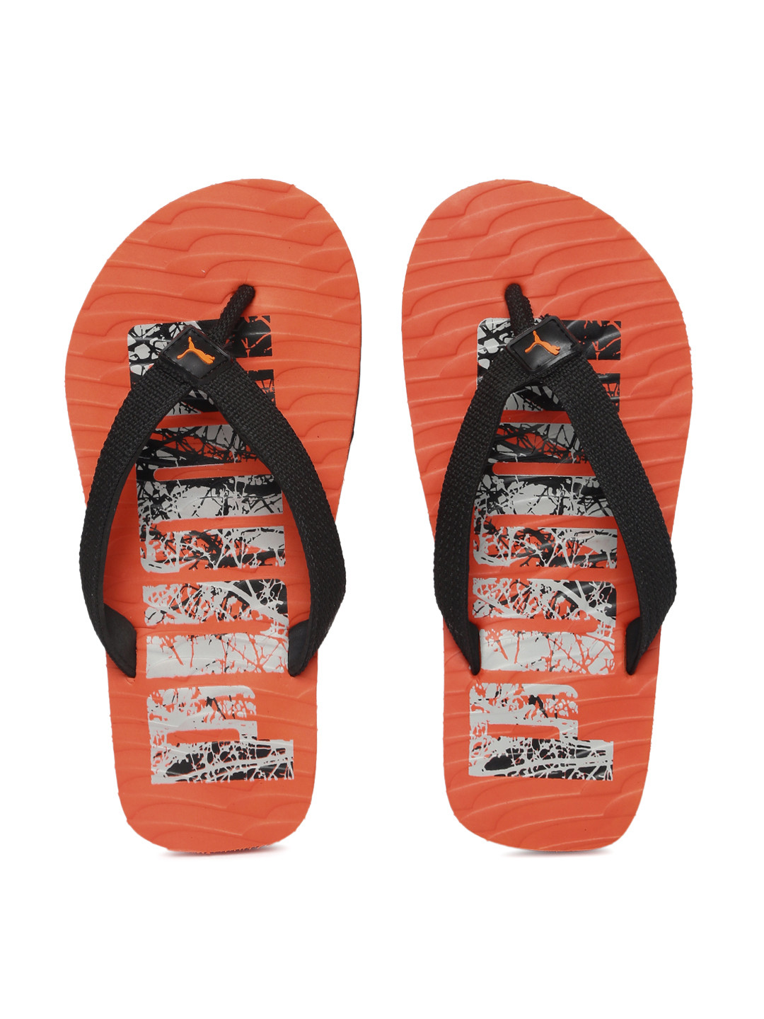 Buy Puma Men Black Solid Thong Flip Flops - Flip Flops for Men 2255151 ...