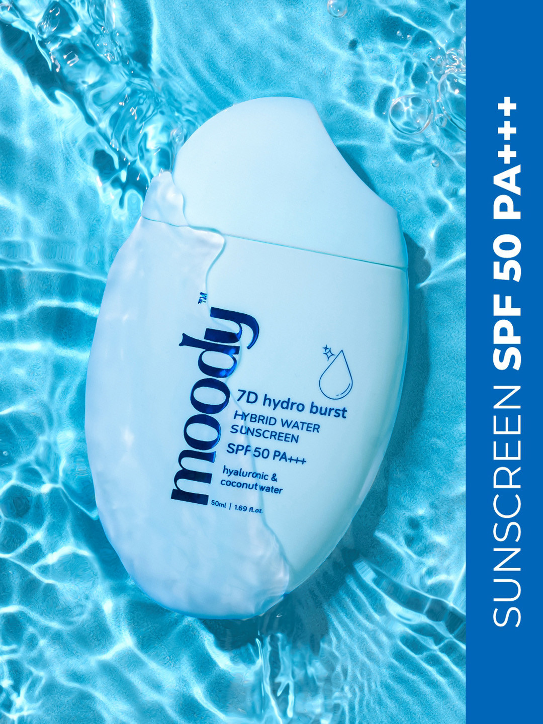 Buy MOODY 7D Hydro Burst Hybrid Water Sunscreen SPF 50 PA ...
