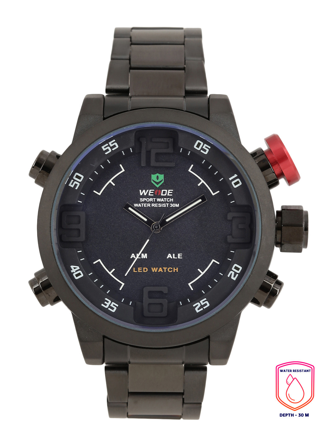 Buy WEIDE Men Black Analogue Watch WH2309B 1C - Watches for Men 2256346 ...