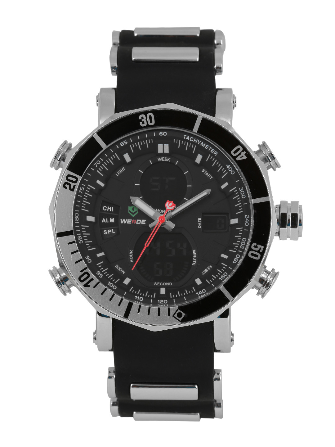 Buy WEIDE Men Black Analogue And Digital Watch WH5203 - Watches for Men ...