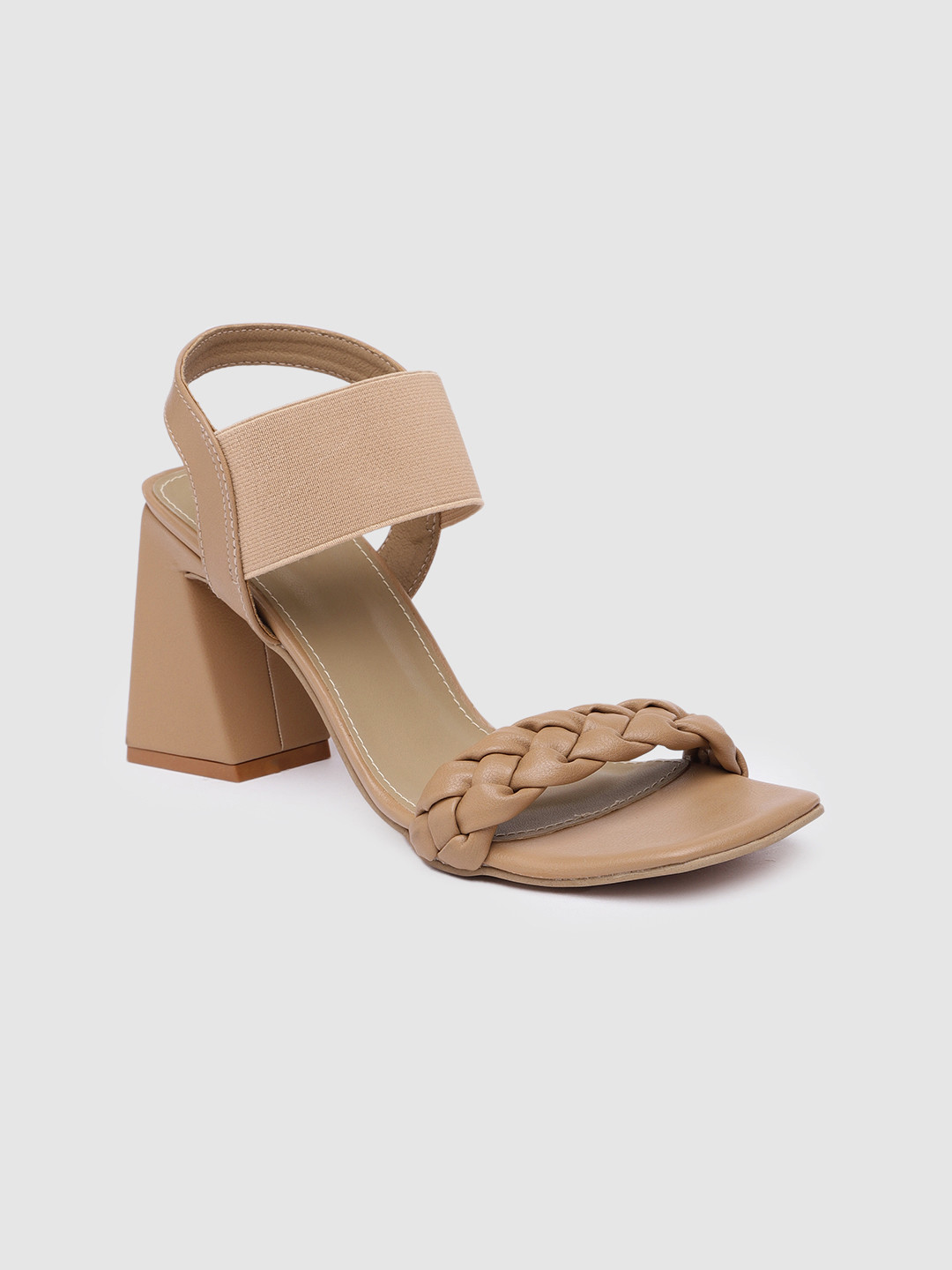 Buy Inc 5 Braided Block Sandals - Heels for Women 22563804 | Myntra
