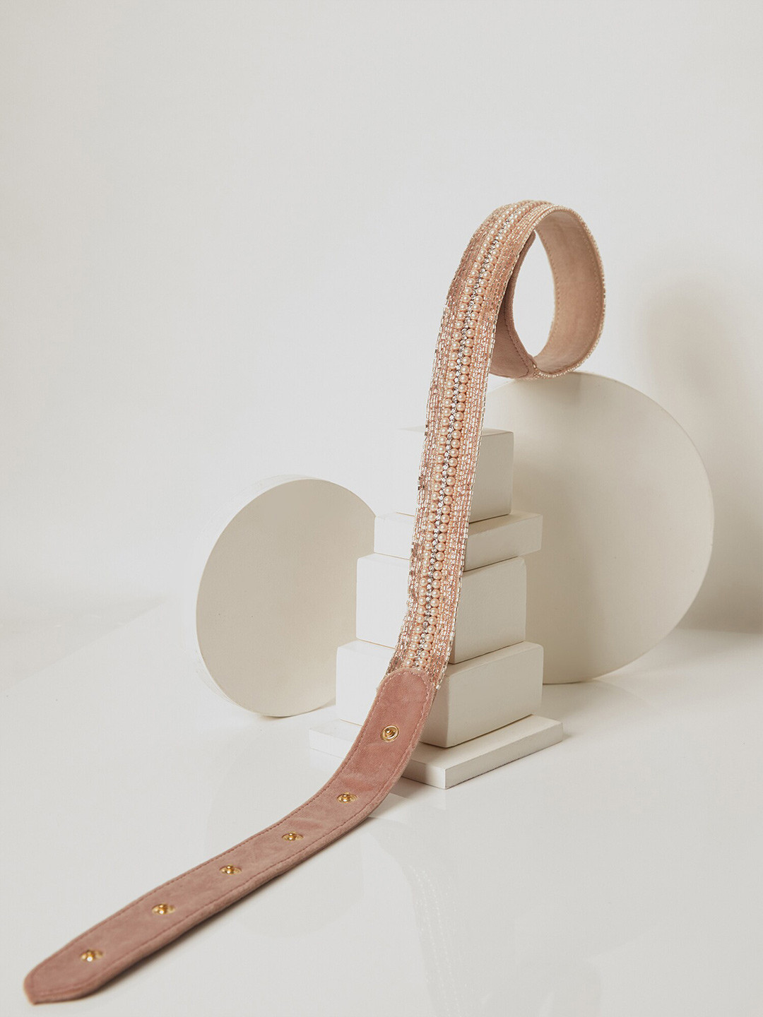 Buy D'oro Women Embellished Interlock Belt - Belts for Women 22566900 ...