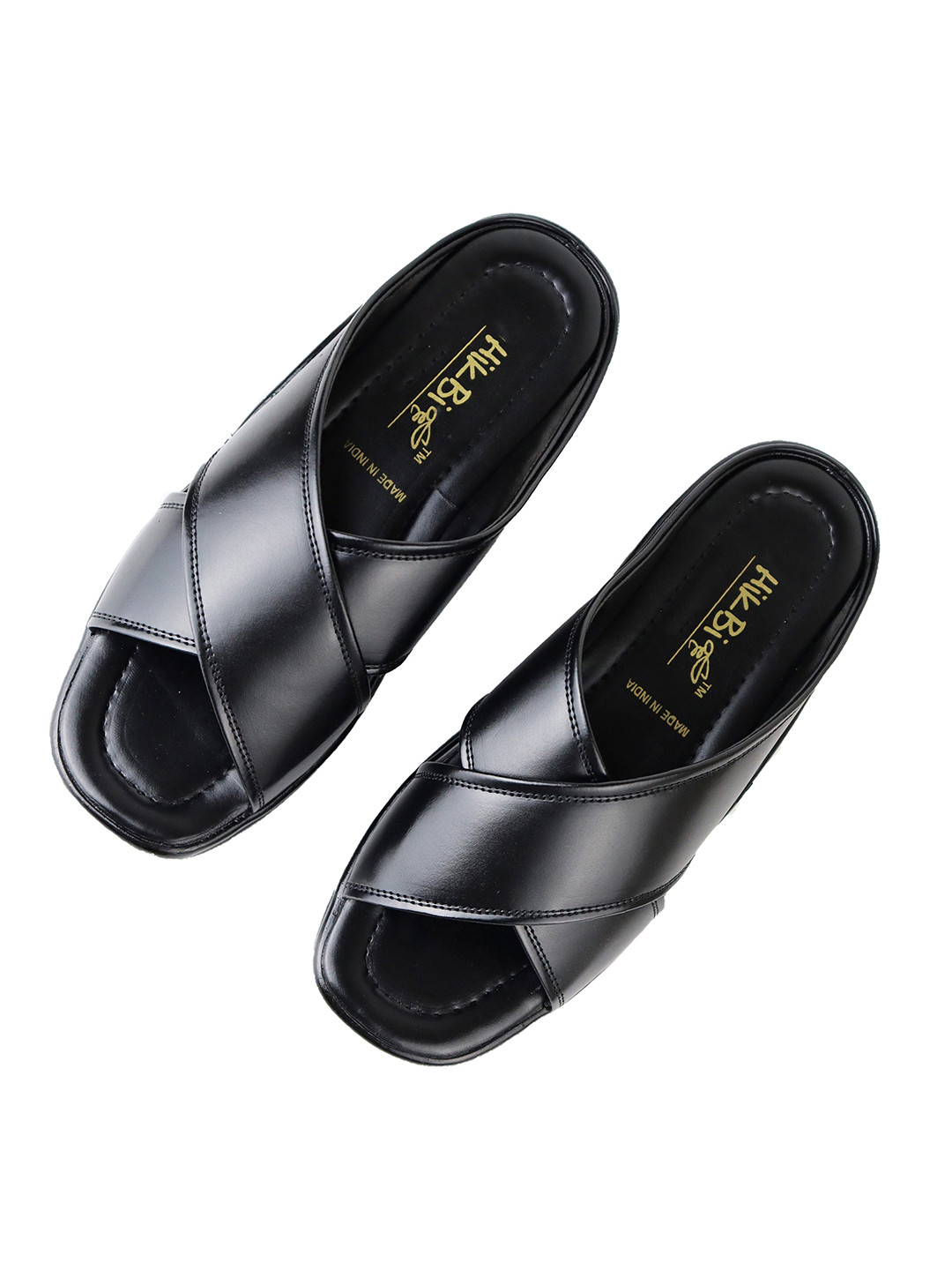 Buy HikBi Men Open Toe Lightweight Leather Comfort Sandals - Sandals ...