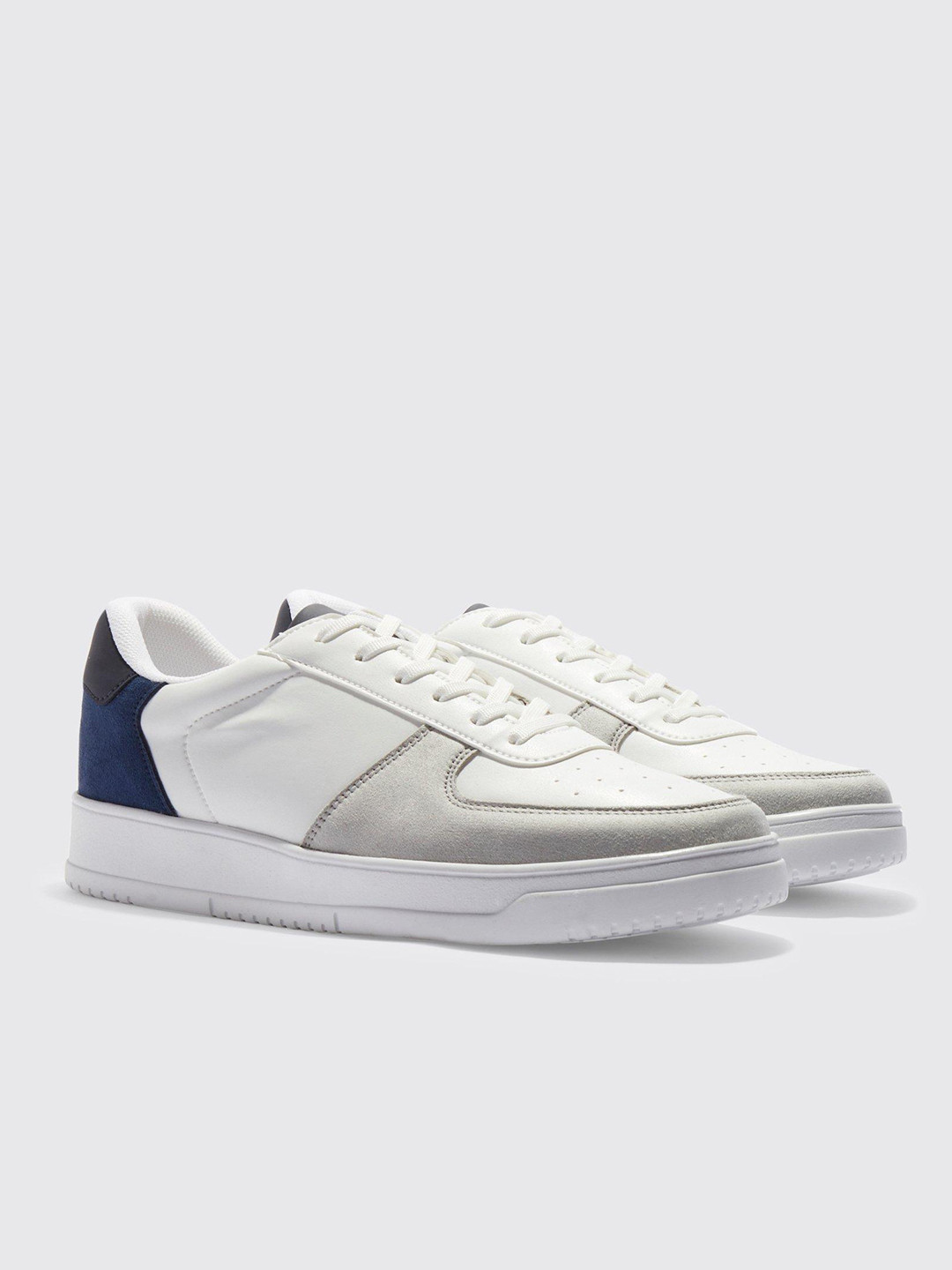 Buy BoohooMAN Colourblocked & Perforated Sneakers - Casual Shoes for ...