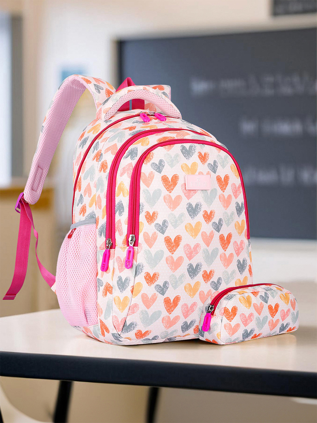 Buy THE CLOWNFISH Scholastic Kids Printed Medium Backpack With Zip ...