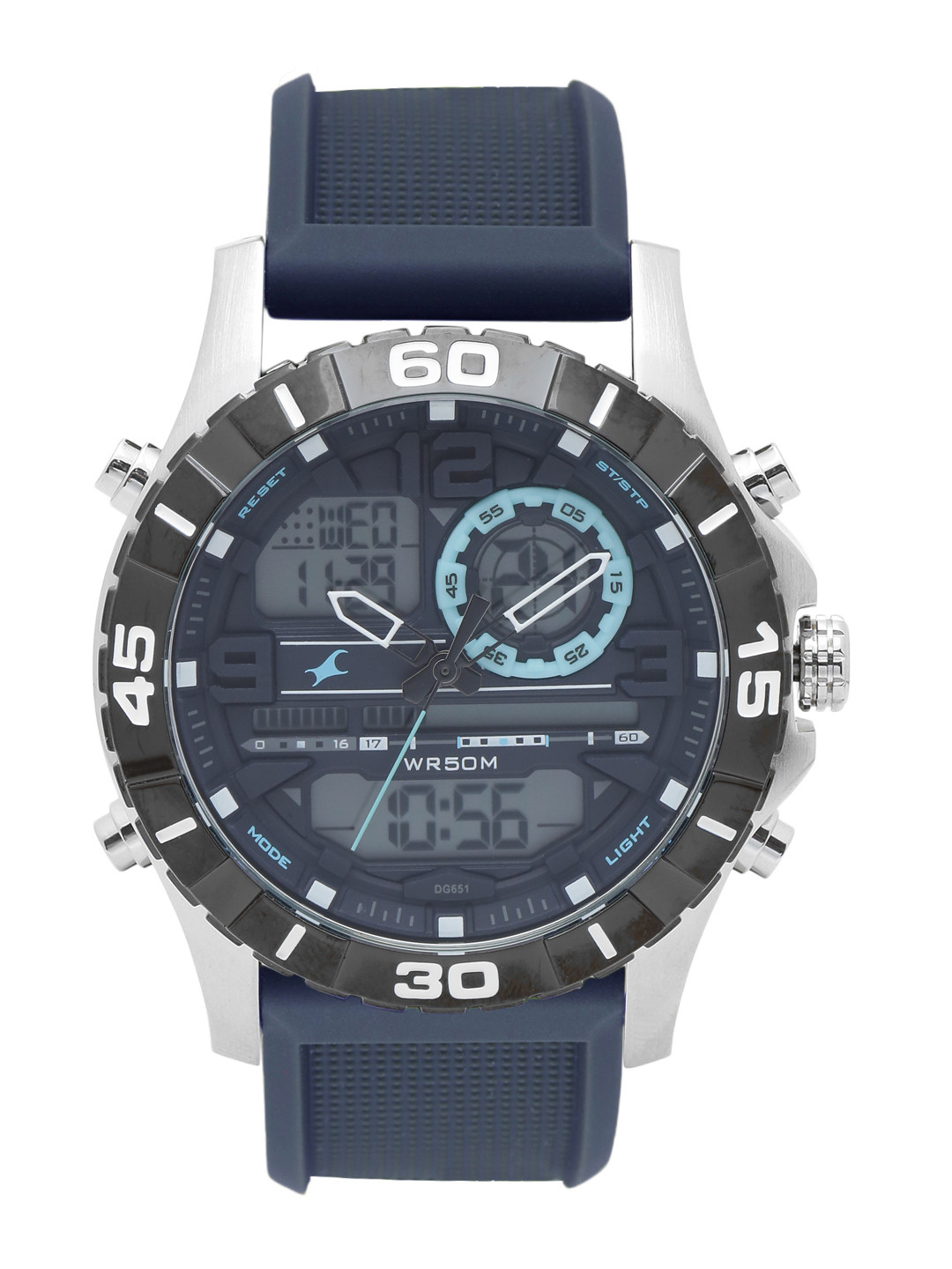 Buy Fastrack Men Blue Analogue And Digital Watch 38035SP02 - Watches ...