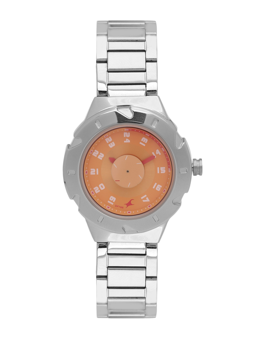 Buy Fastrack Women Metallic Orange Analogue Watch 6157SM02 - Watches ...