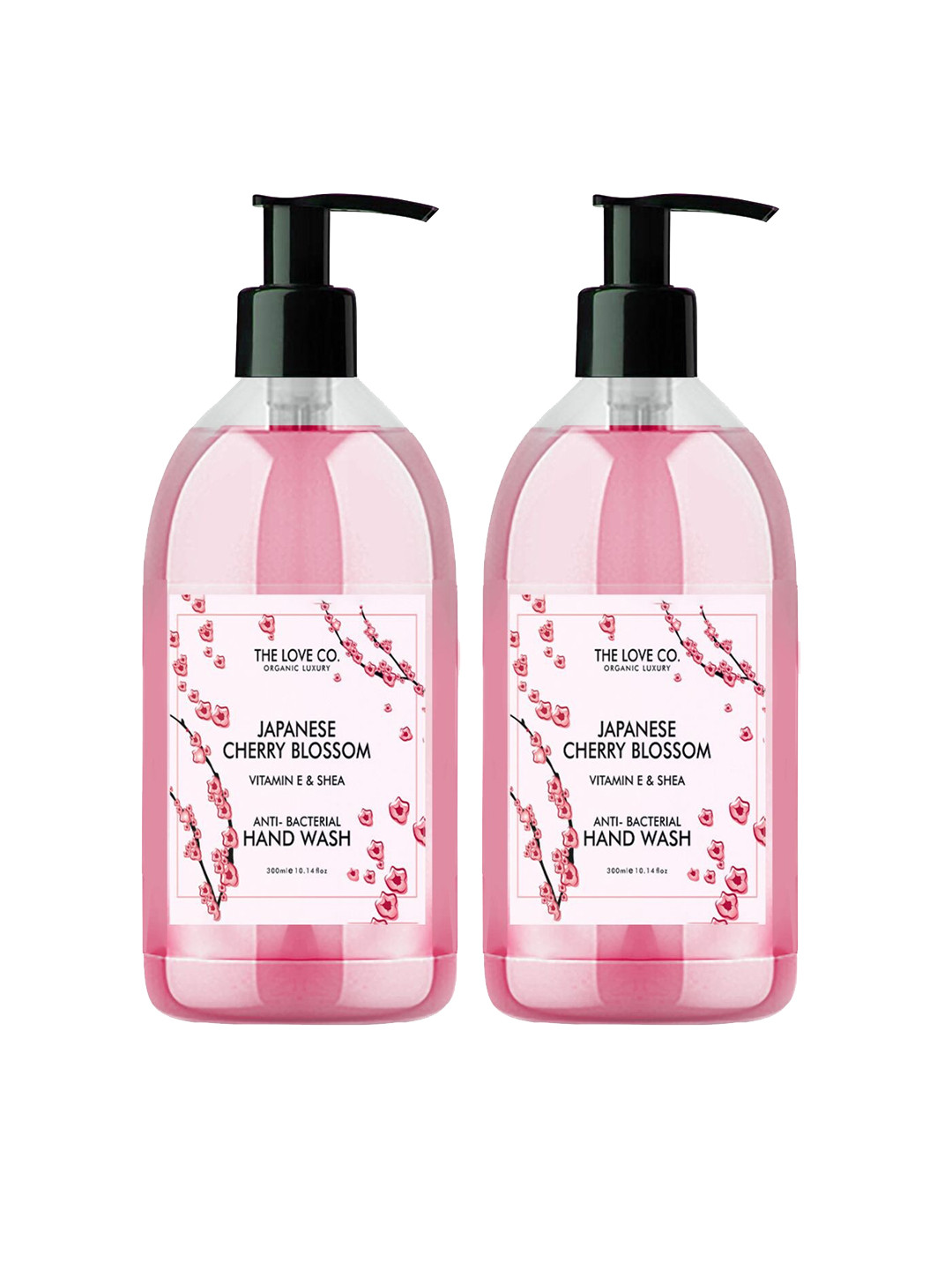 Buy THE LOVE CO. Japanese Cherry Blossom Set Of 2 Hand Soaps For ...