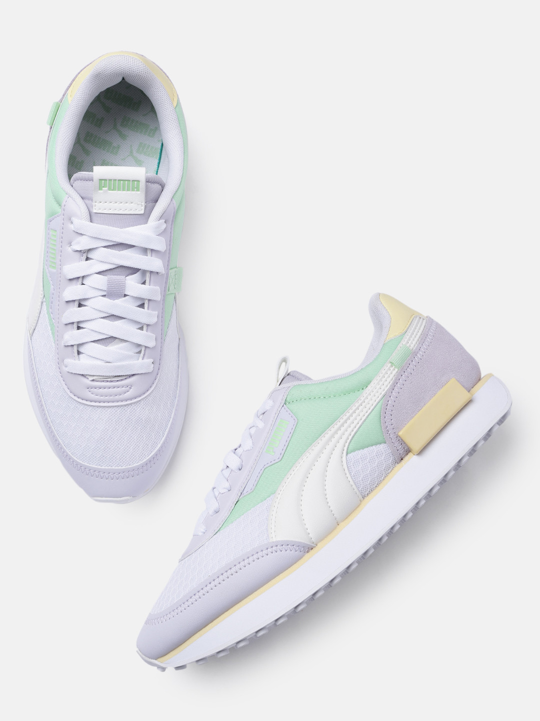 Buy Puma Women Colourblocked Future Rider Pastel Regular Sneakers ...