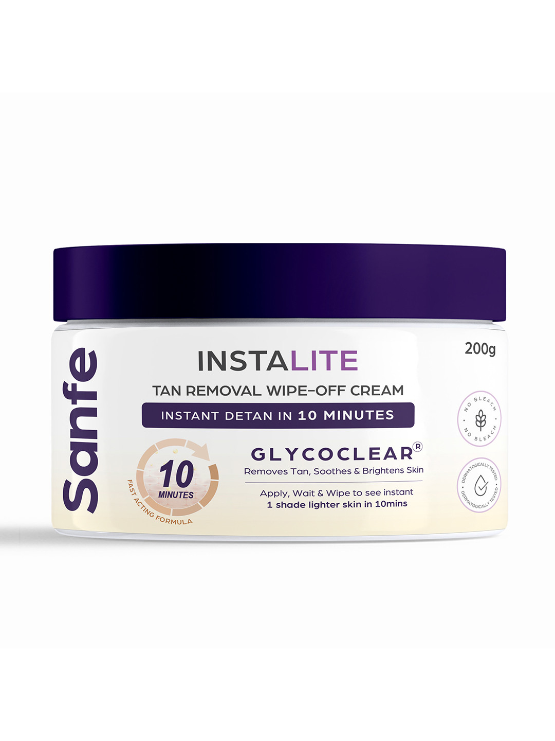 Buy Sanfe Body Cream Instalite Detan Wipe Off With Glycoclear ...