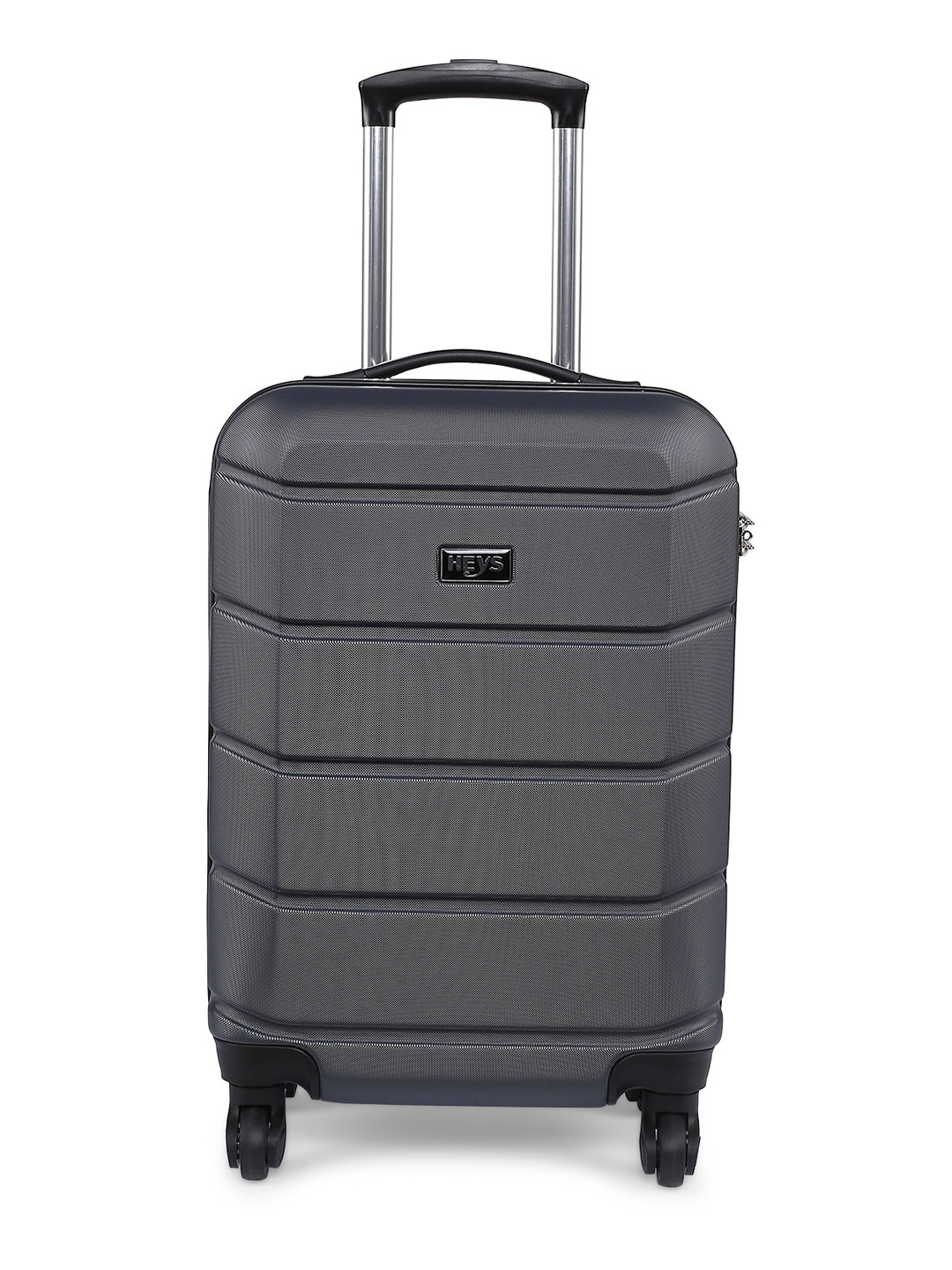 Buy Heys Armourlite Grey Textured Hard Sided Cabin Trolley Suitcase ...