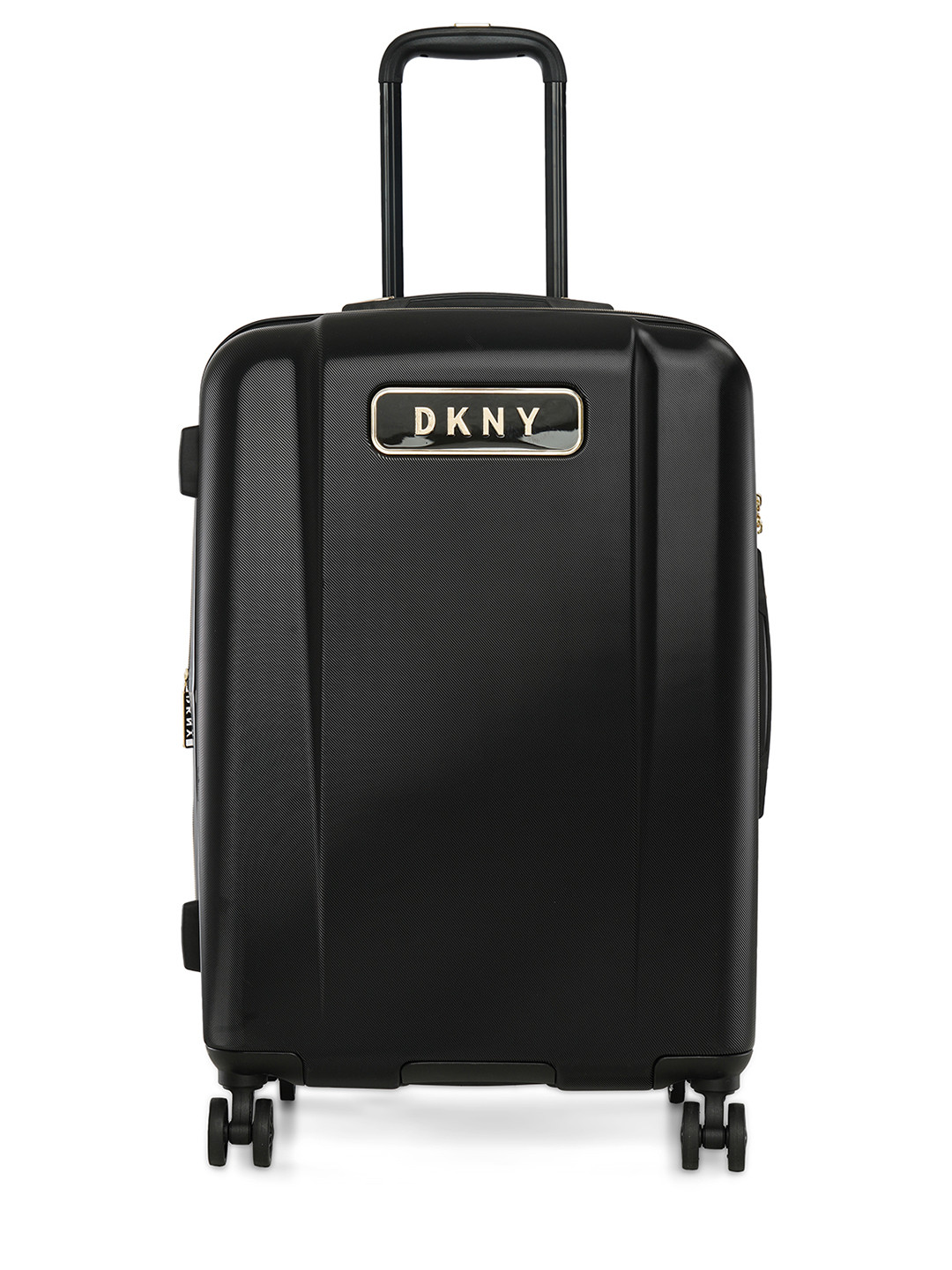 Buy DKNY Six Four One Black & Gold Hard Case 24" Medium Trolley ...