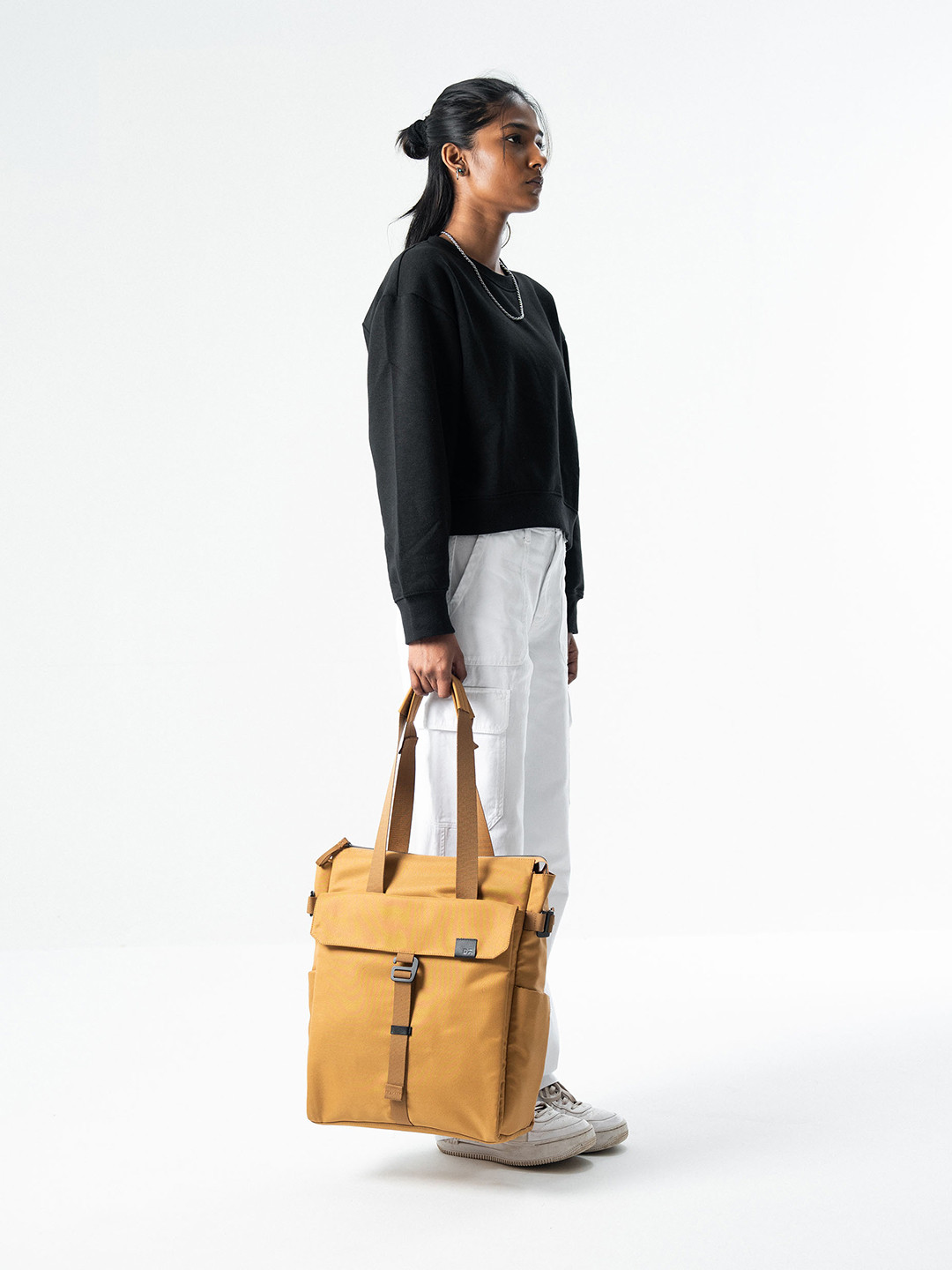 Buy DailyObjects Recycled Amber Pole Convertible Tote Laptop Bag ...