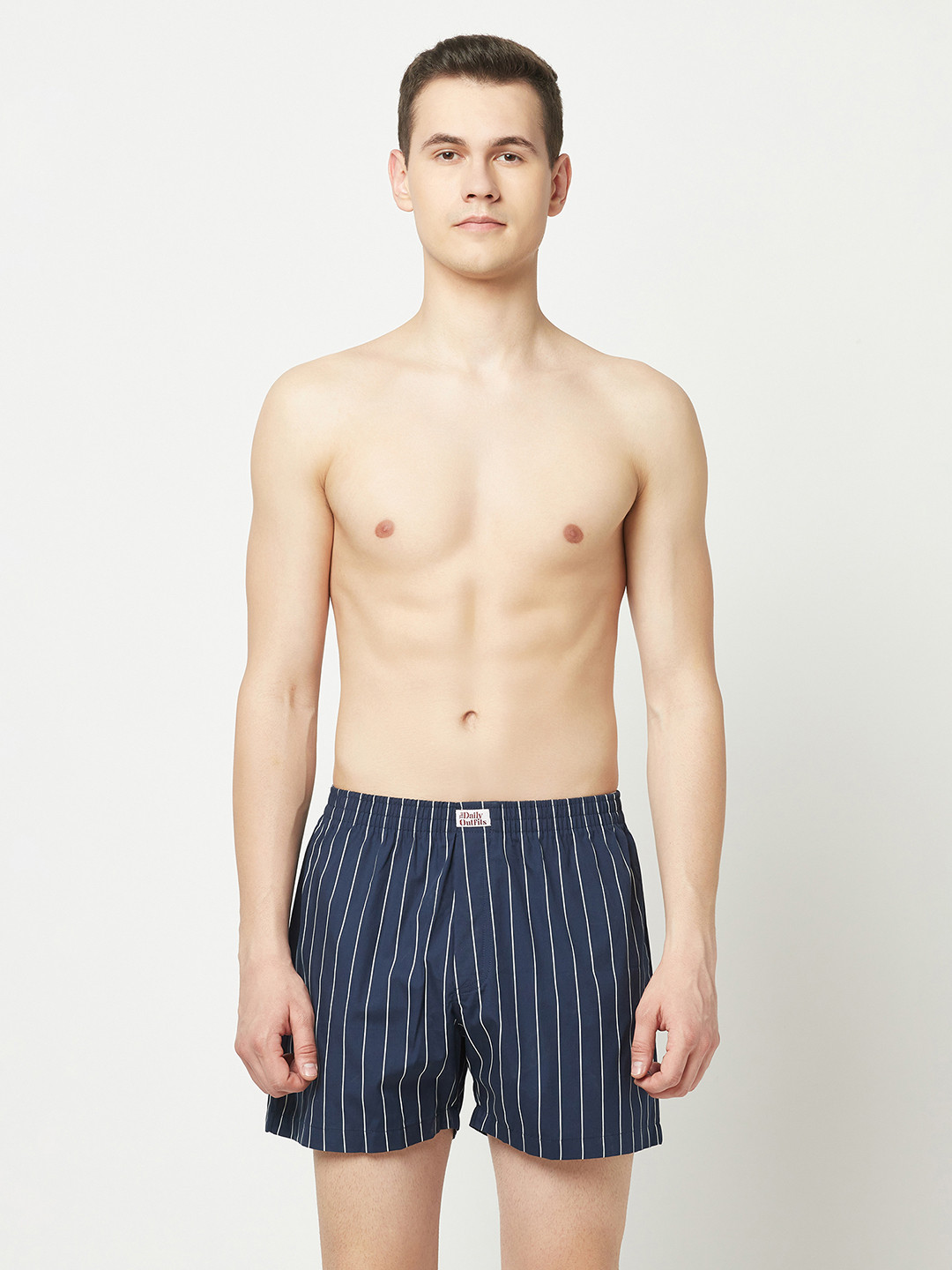 Buy THE DAILY OUTFITS Men Striped Pure Cotton Boxers - Boxers for Men ...