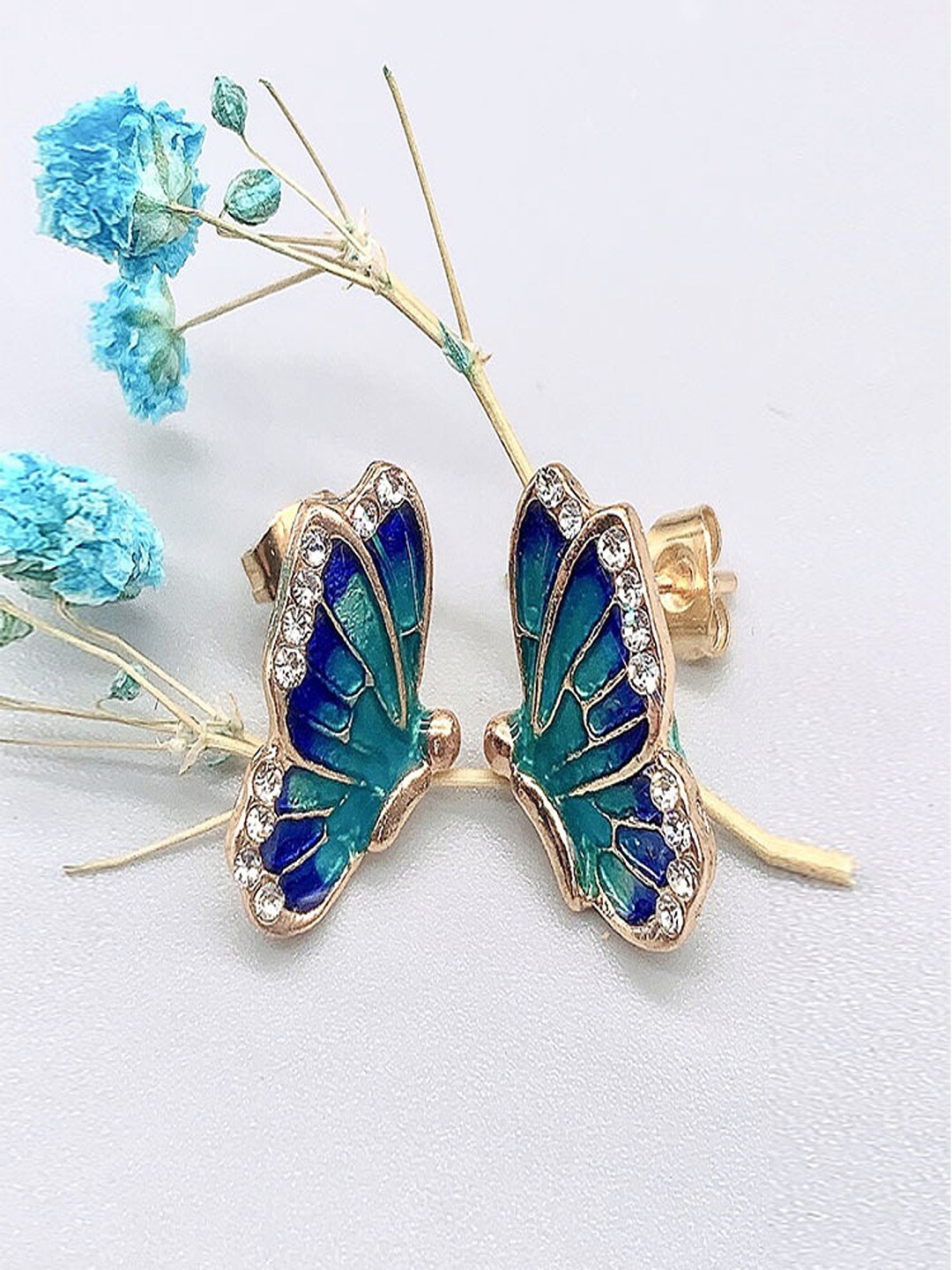 Buy UNIVERSITY TRENDZ Gold Plated Butterfly Studs Earrings - Earrings ... Buy UNIVERSITY TRENDZ Gold Plated Butterfly Studs Earrings - Earrings ...