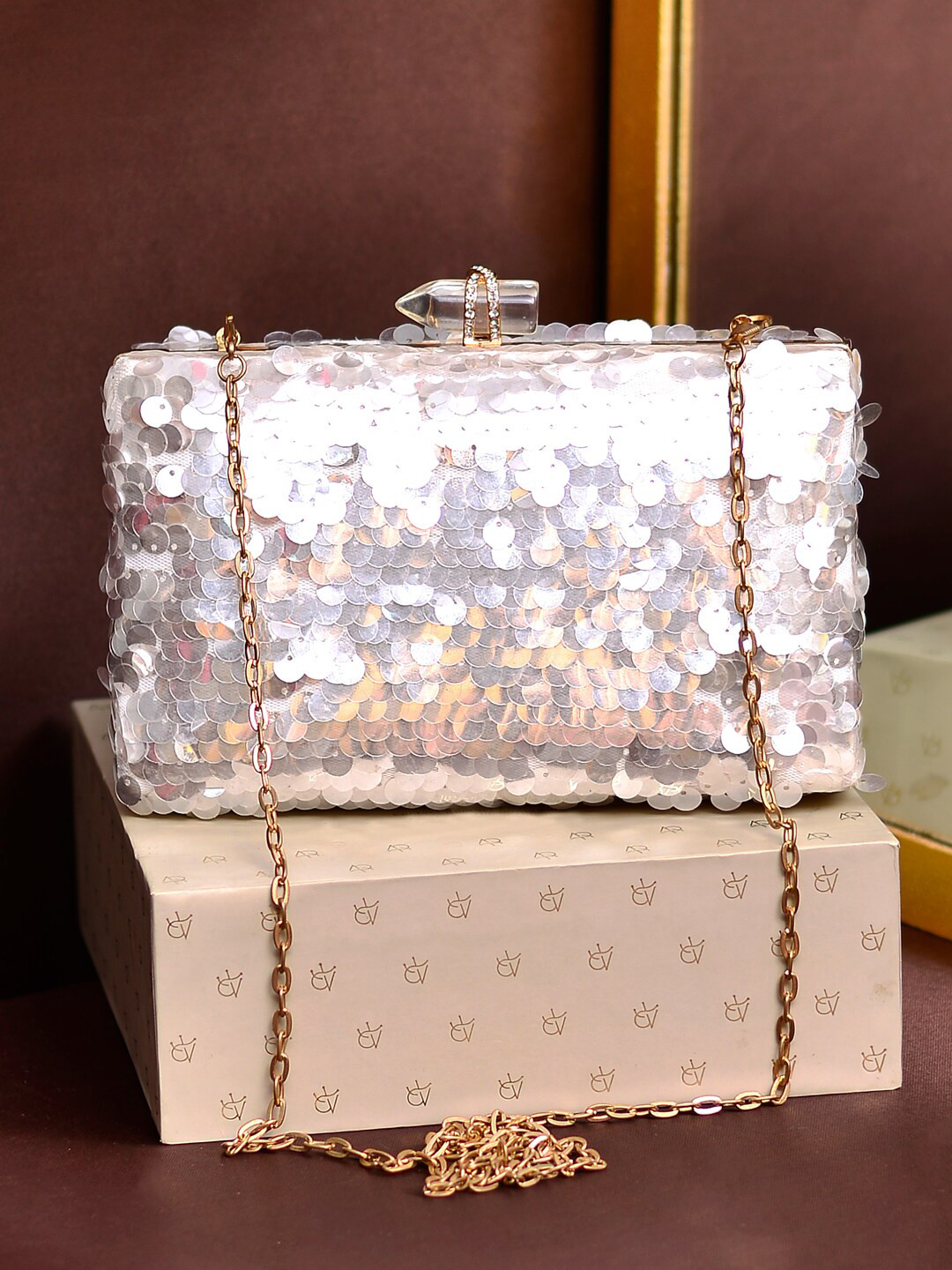 Buy ARTKLIM Embellished Box Clutch - Clutches for Women 22613288 | Myntra