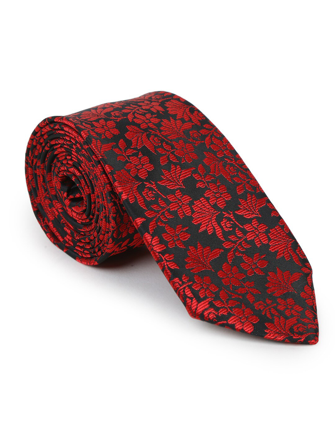 Buy Hashburys Men Woven Design Broad Tie With Matching Pocket Square ...