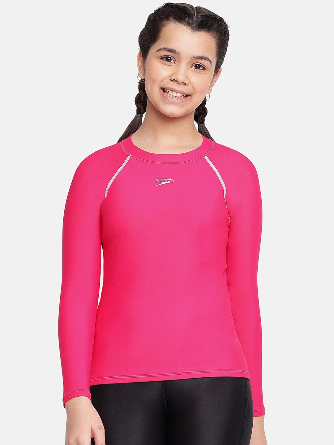 Buy Speedo Girls Long Sleeves Swim T Shirt Swim Tops For Girls 22622722 Myntra