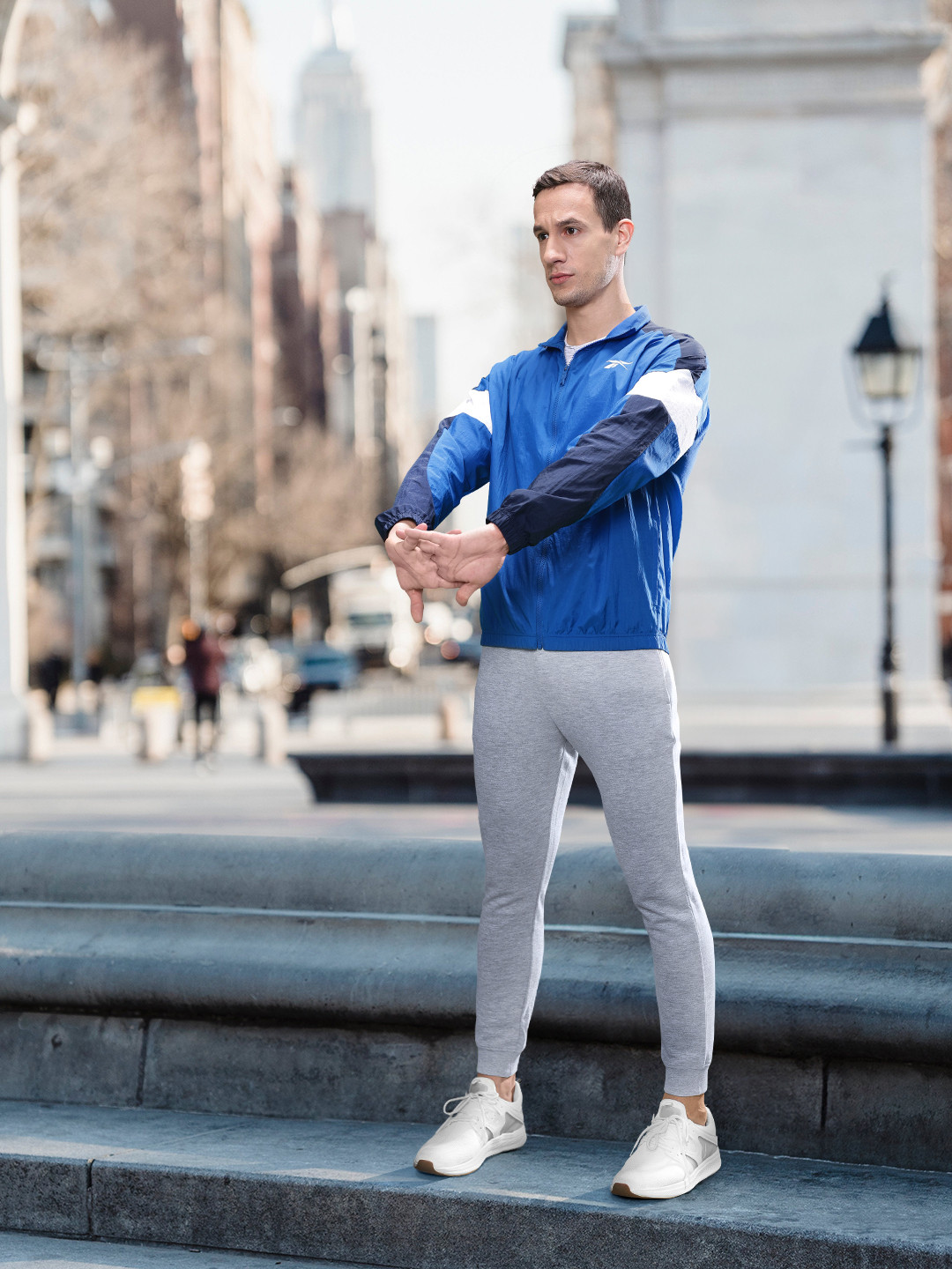 Buy Reebok Men Train Woven Sporty Jacket - Jackets for Men 22625036 ...