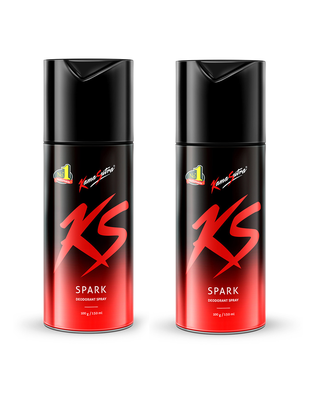 Buy KamaSutra Men Set Of 2 Spark Deodorant Spray 150 Ml Each ...