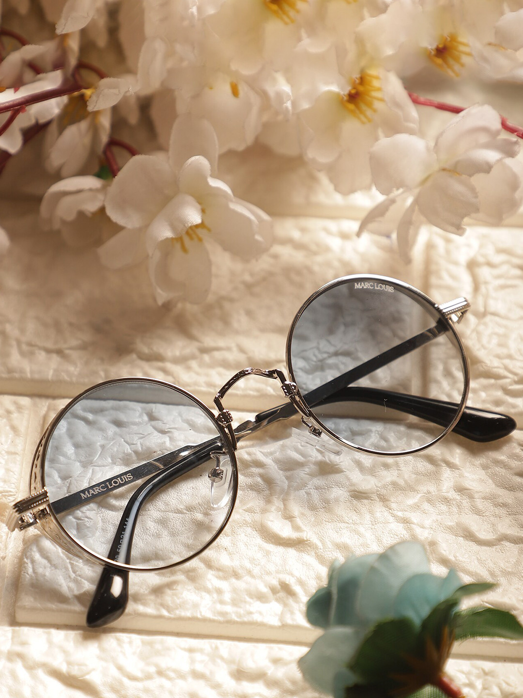 Buy MARC LOUIS Lens & Round Sunglasses With UV Protected Lens ML B85 30 ...