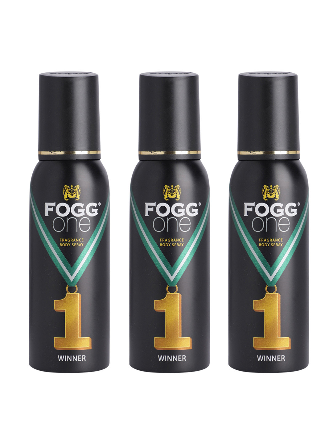 Buy Fogg Men Set Of 3 One Winner Fragrance Body Spray 120 Ml Each ...