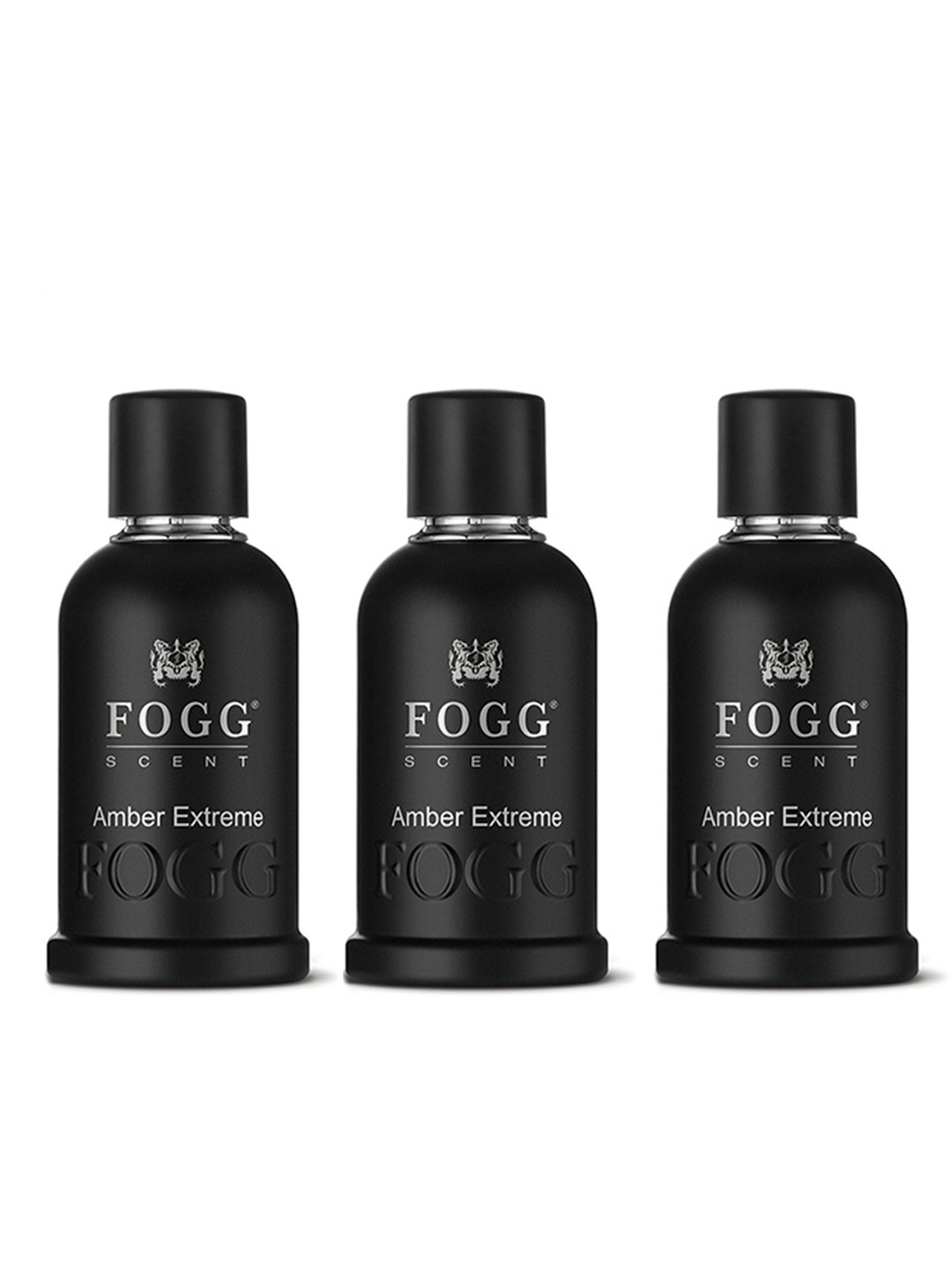 Buy Fogg Scent Men Set Of 3 Amber Extreme Long Lasting Eau De Parfum ...