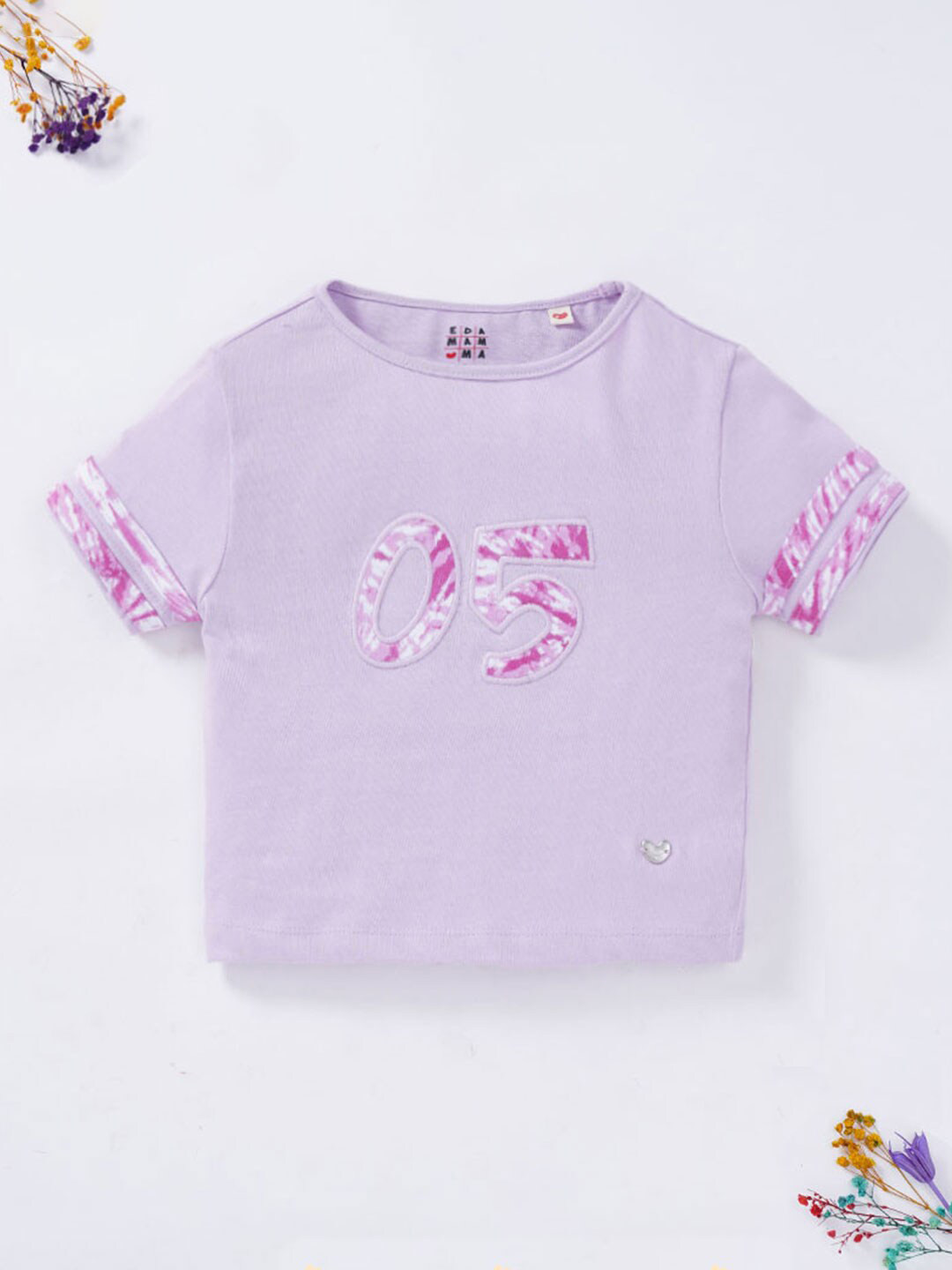 Buy Ed A Mamma Girls Typography Printed Cotton T Shirt - Tshirts for ...