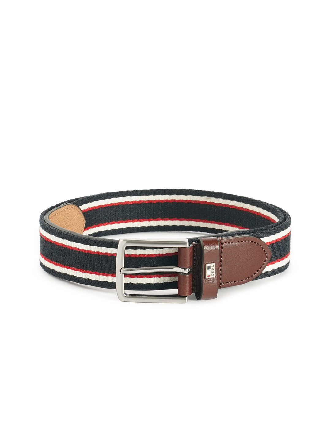Buy U.S. Polo Assn. Men Canvas Woven Design Belt - Belts for Men ...