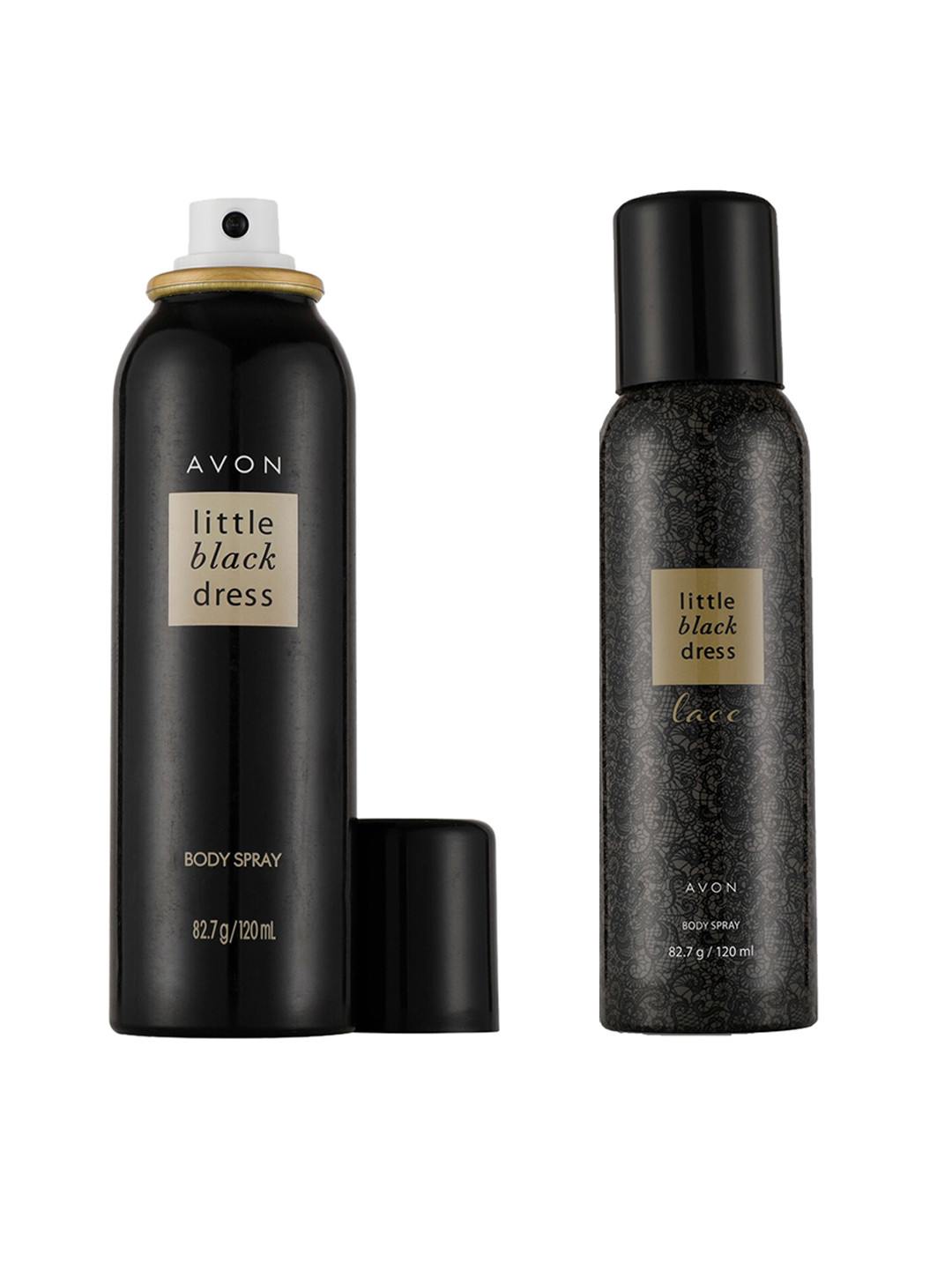 Buy Avon Women Set Of Little Black Dress Body Spray 120 Ml Each Lace ...