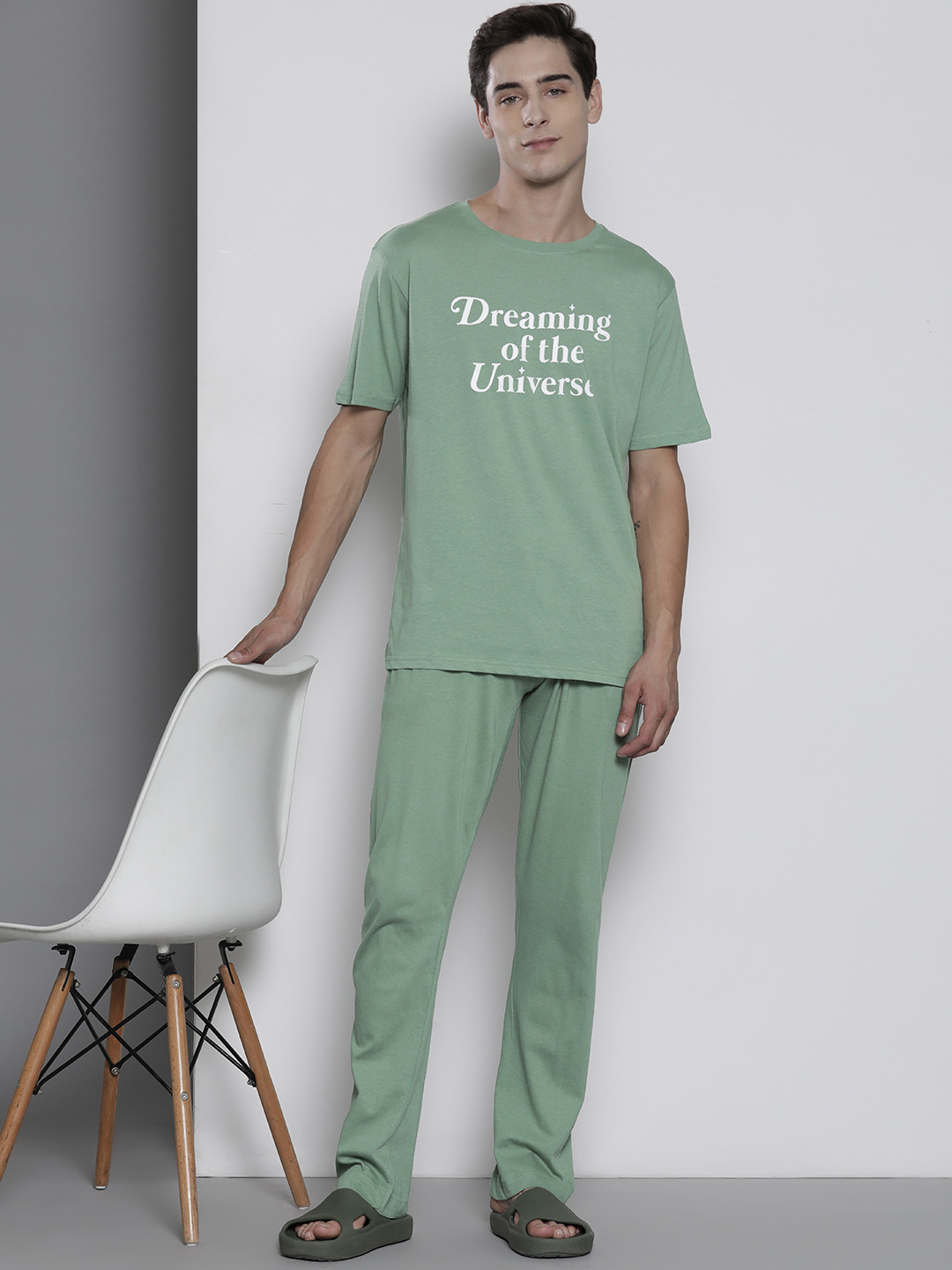 Buy BRAVE SOUL Pure Cotton Pyjama Set - Night Suits for Men 22637232 ...