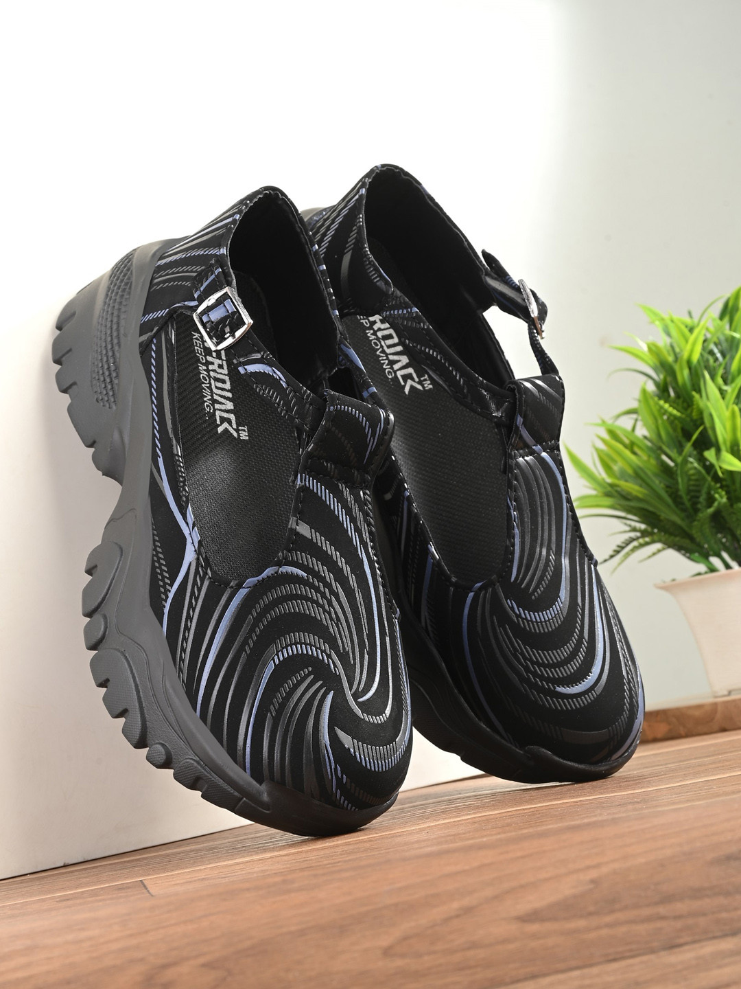 Buy AfroJack Women Printed Heeled Slip On Sneakers - Casual Shoes for ...