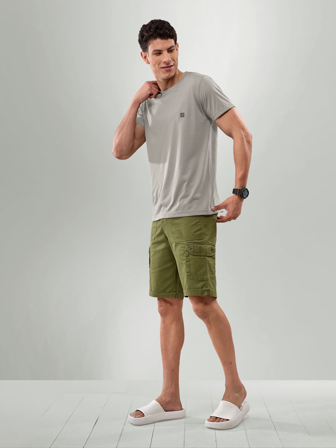 Buy LUX NITRO Round Neck Anti Odour Regular Fit T Shirt - Tshirts for ...