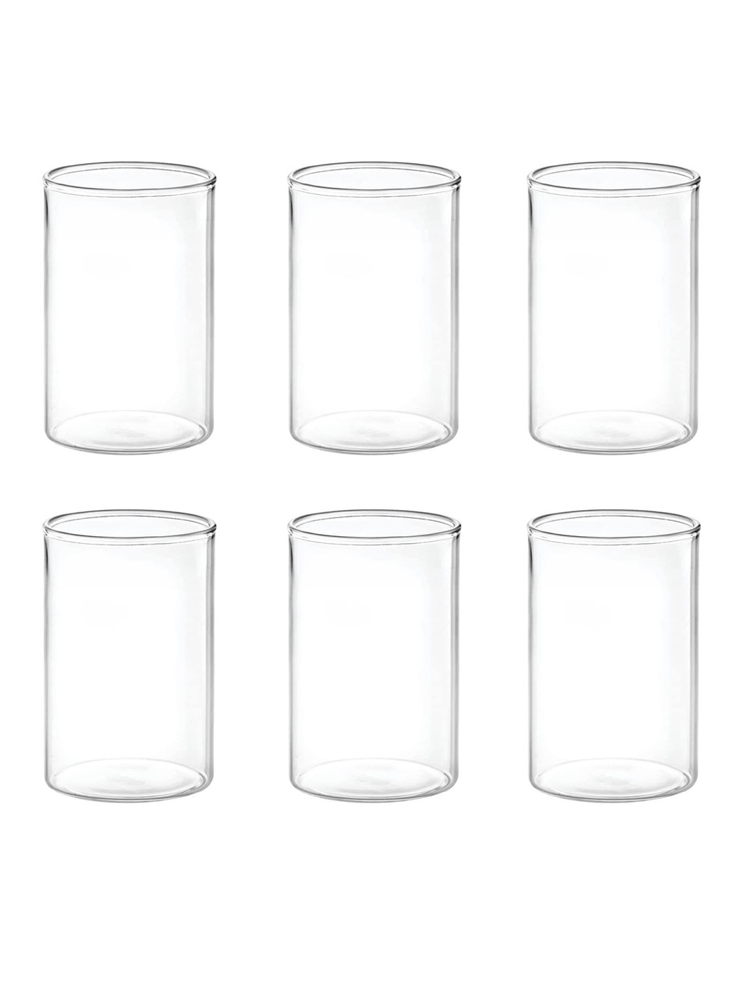 Buy Cello 6 Pieces Transparent Roma Tumbler 290 ML Each - Water Glass ...