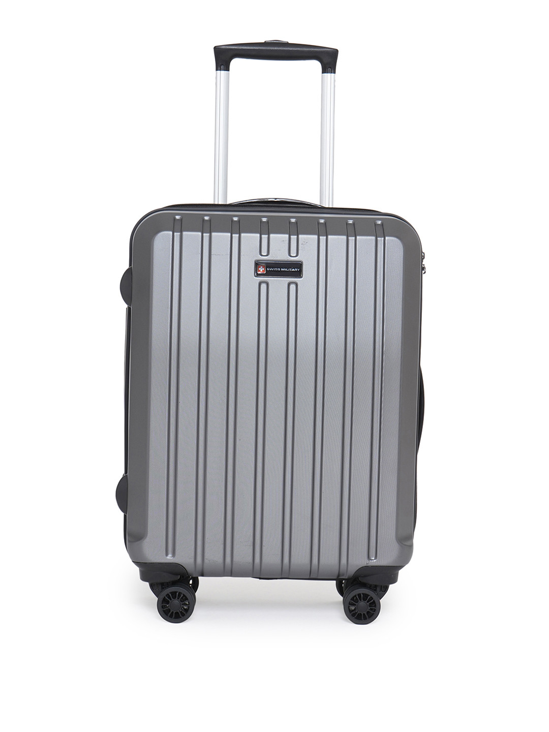 Buy SWISS MILITARY Textured Hard Sided Cabin Trolley Bag - Trolley Bag ...