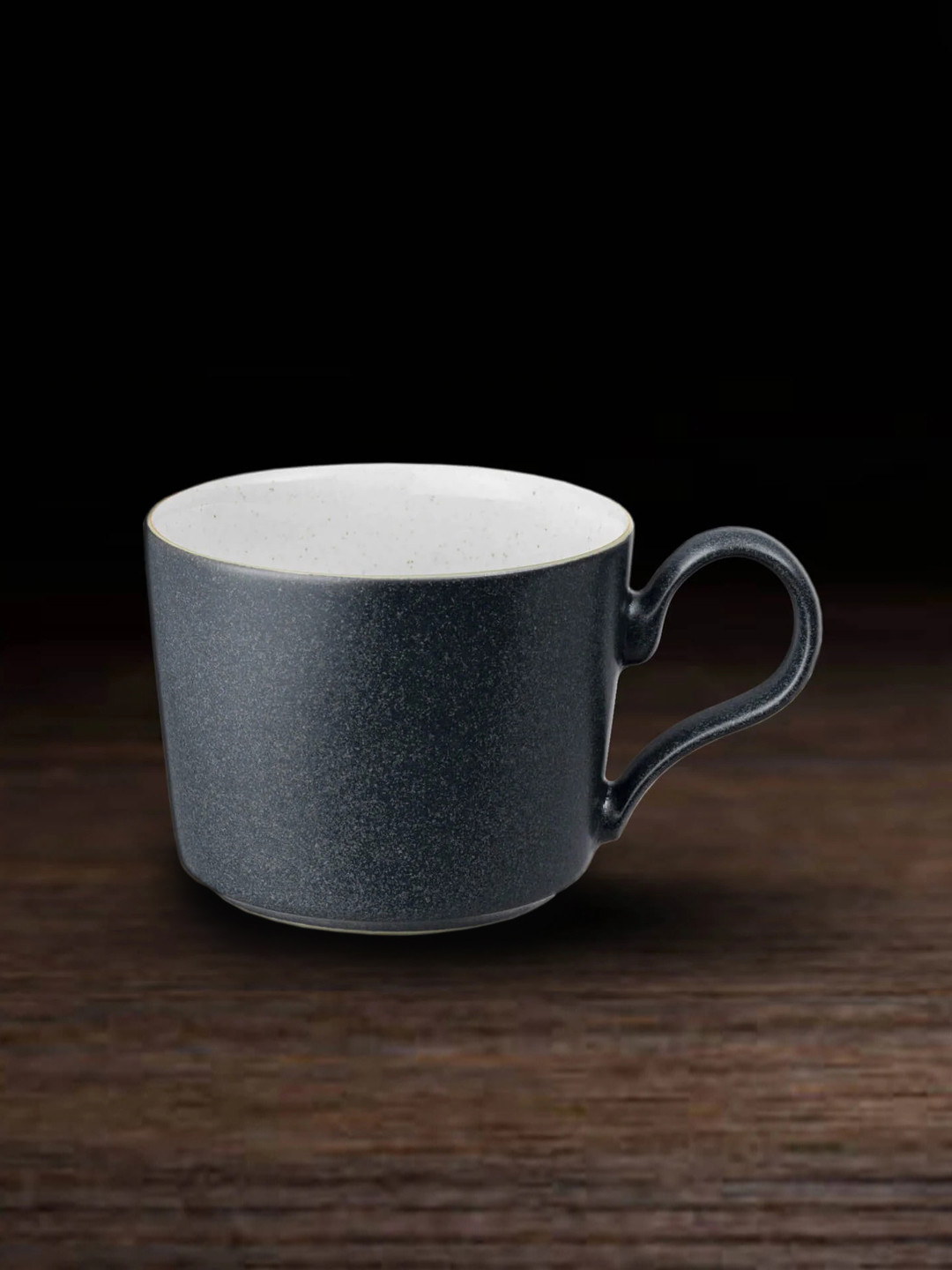 Buy Denby Impression Charcoal Stoneware Matte Coffee Cup 220 Ml - Cups ...
