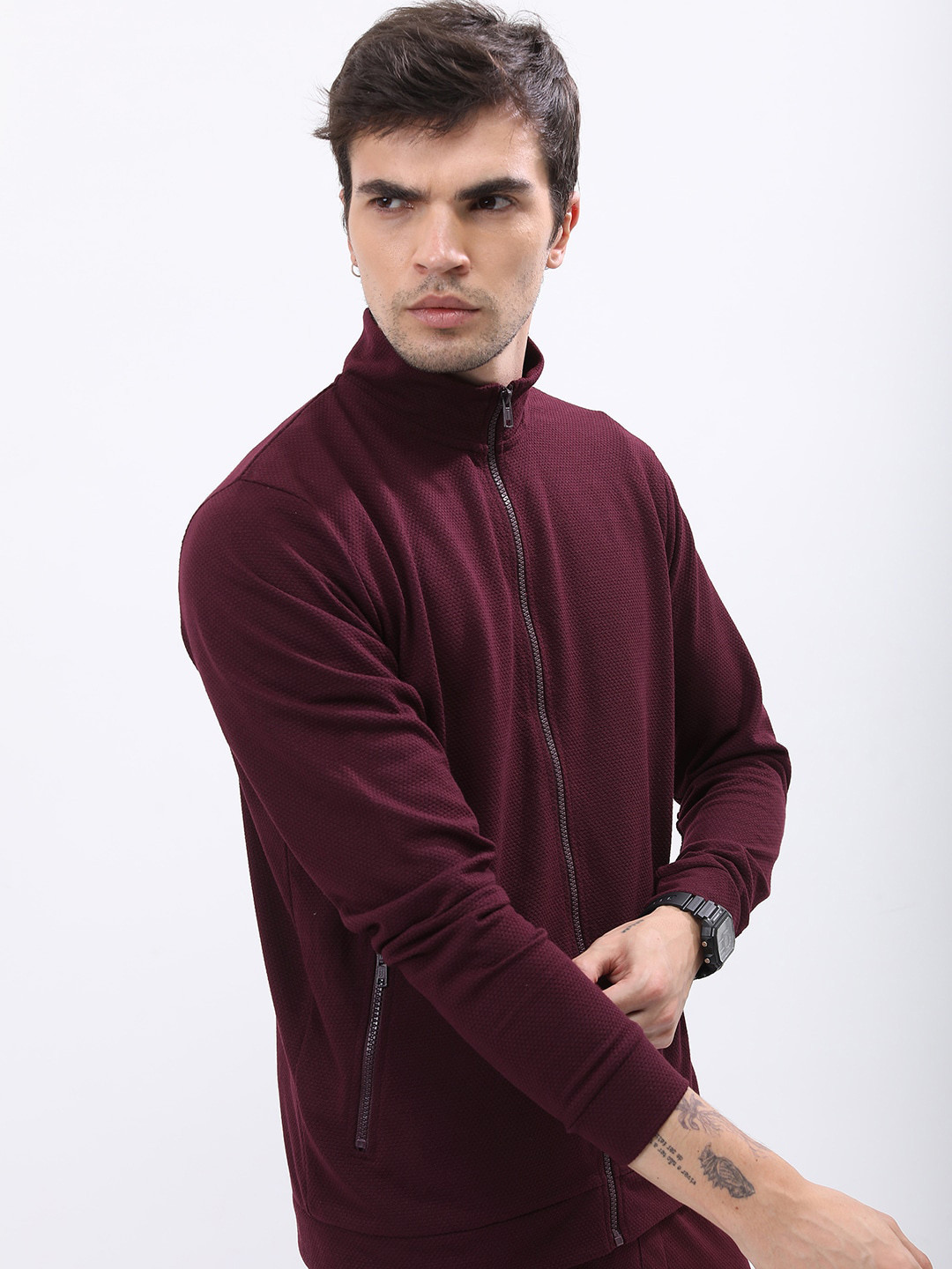 Buy HIGHLANDER Mock Neck Tailored Jacket - Jackets for Men 22668028 ...