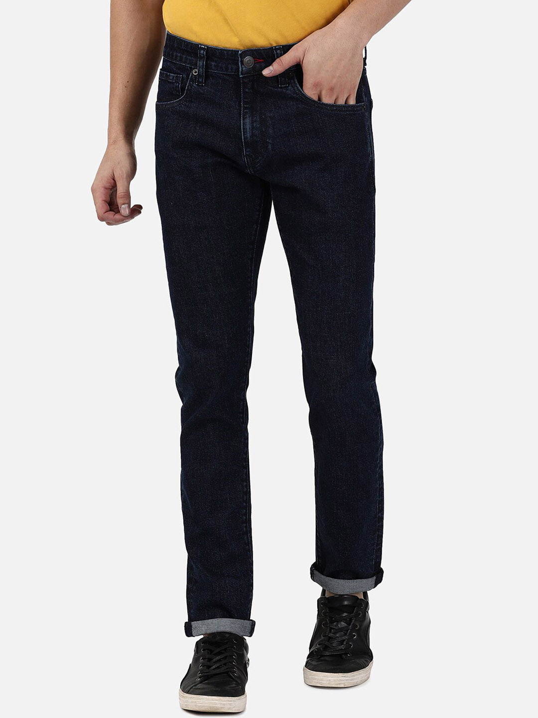 Buy Passion Men Mid Rise Clean Look Stretchable Cotton Slim Fit Jeans ...