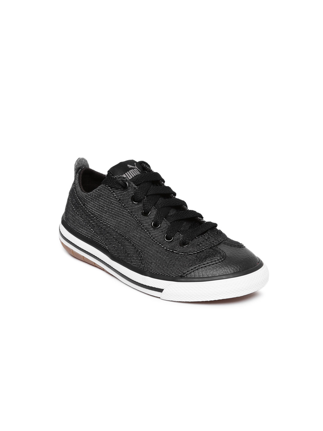 Buy Puma Kids Charcoal Grey 917 FUN Denim PS Sneakers - Casual Shoes ...
